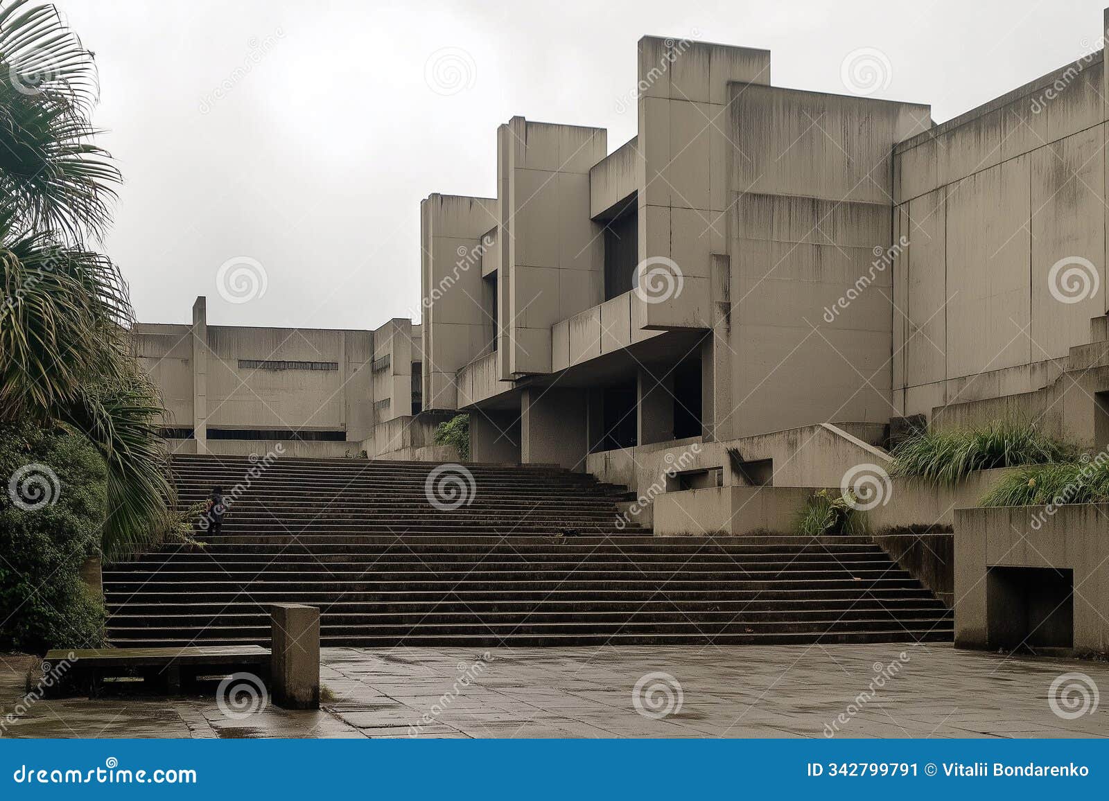 Towering Brutalist Structures Royalty-Free Stock Photo | CartoonDealer ...