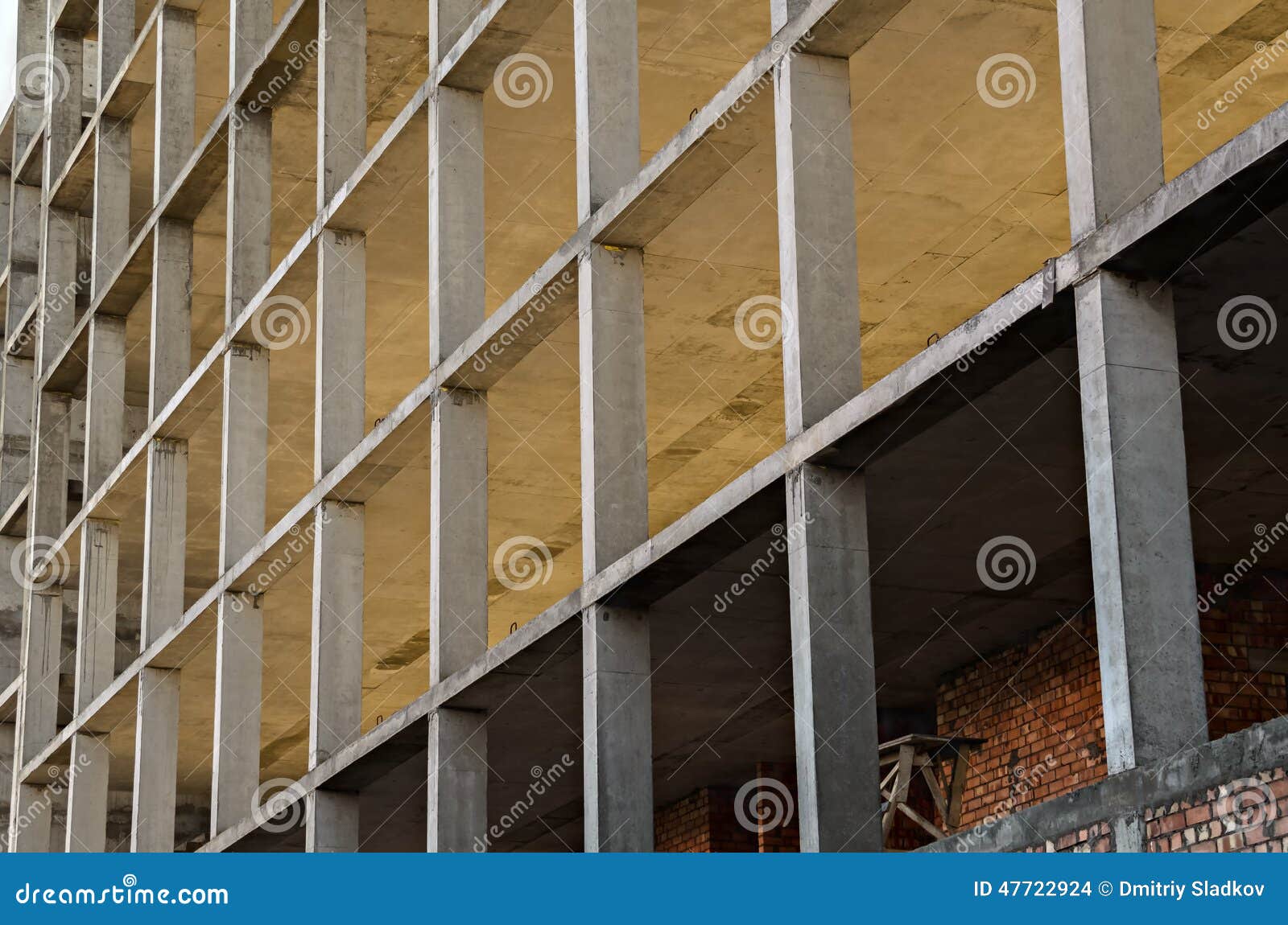 Monolithic Concrete Columns Stock Photo - Image of activity ...