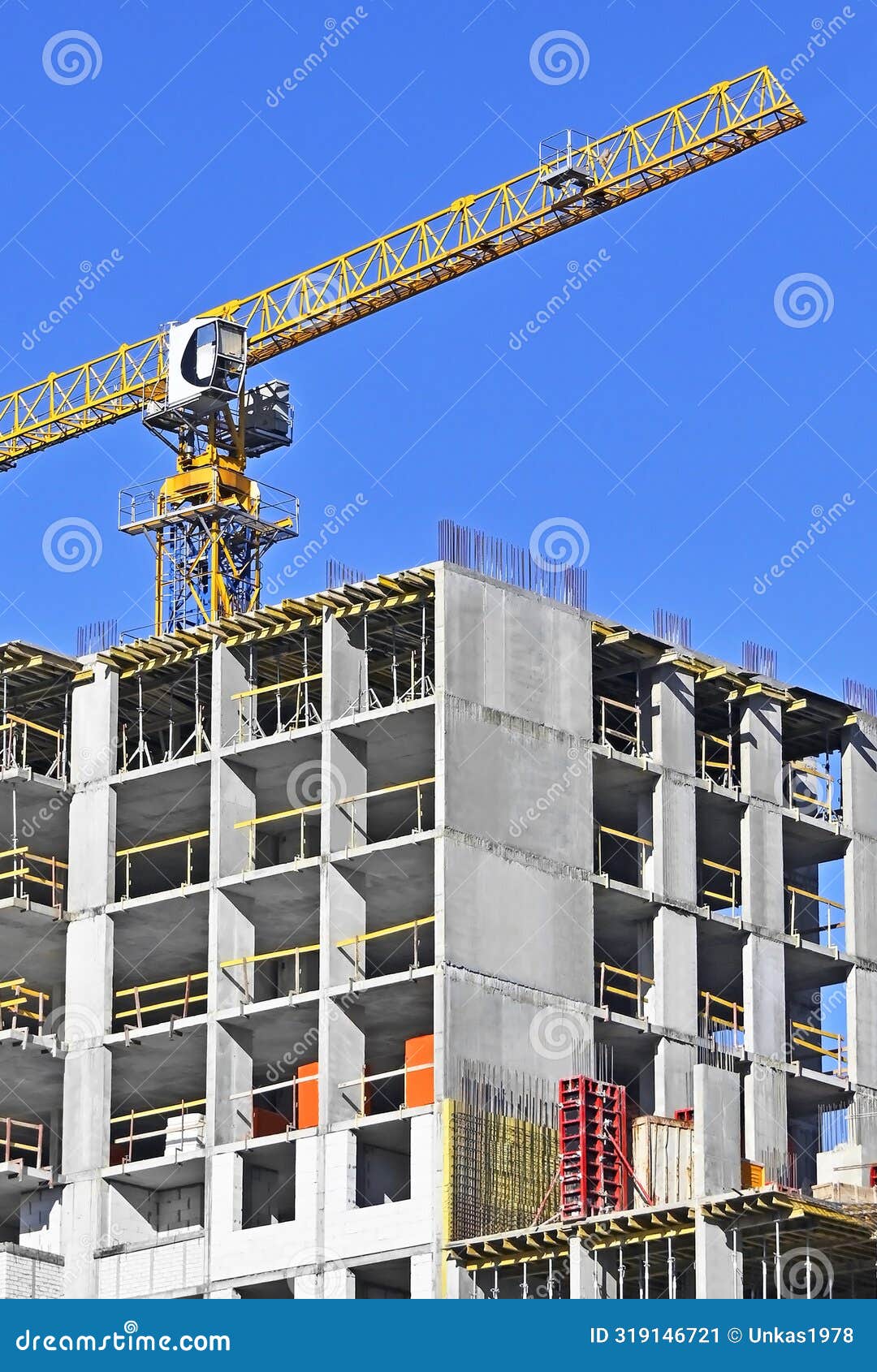 Monolithic Construction Site Stock Image - Image of monolithic, built ...