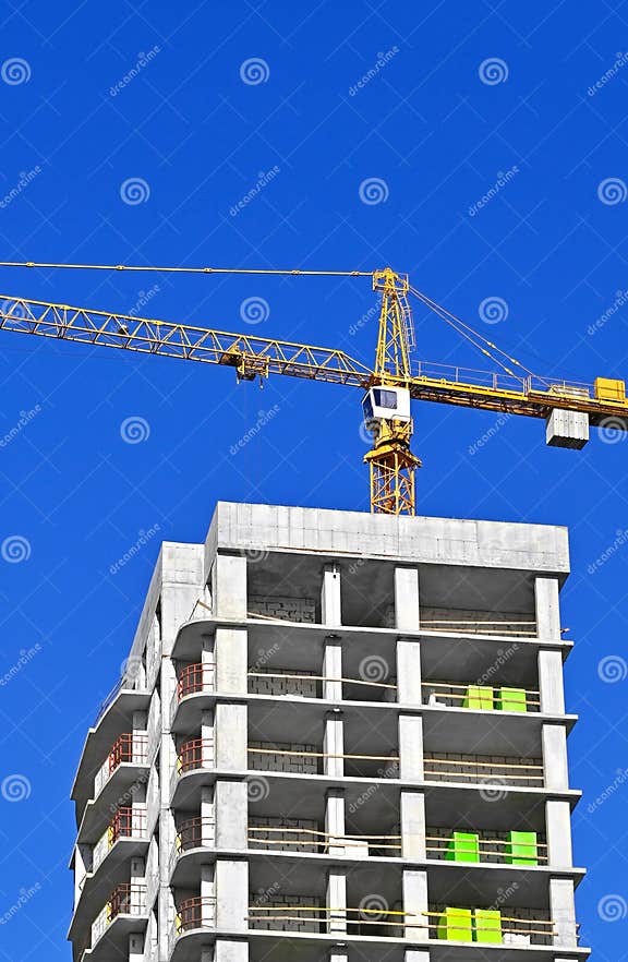 Monolithic Construction Site Stock Photo - Image of highrise, modern ...