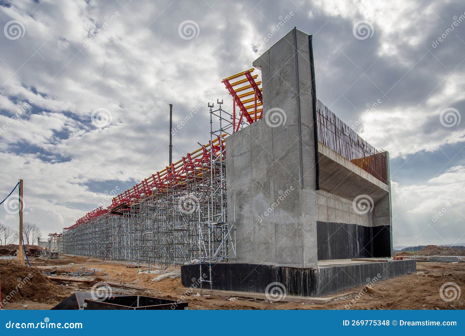Monolithic Formwork And Scaffolding Stock Image | CartoonDealer.com ...