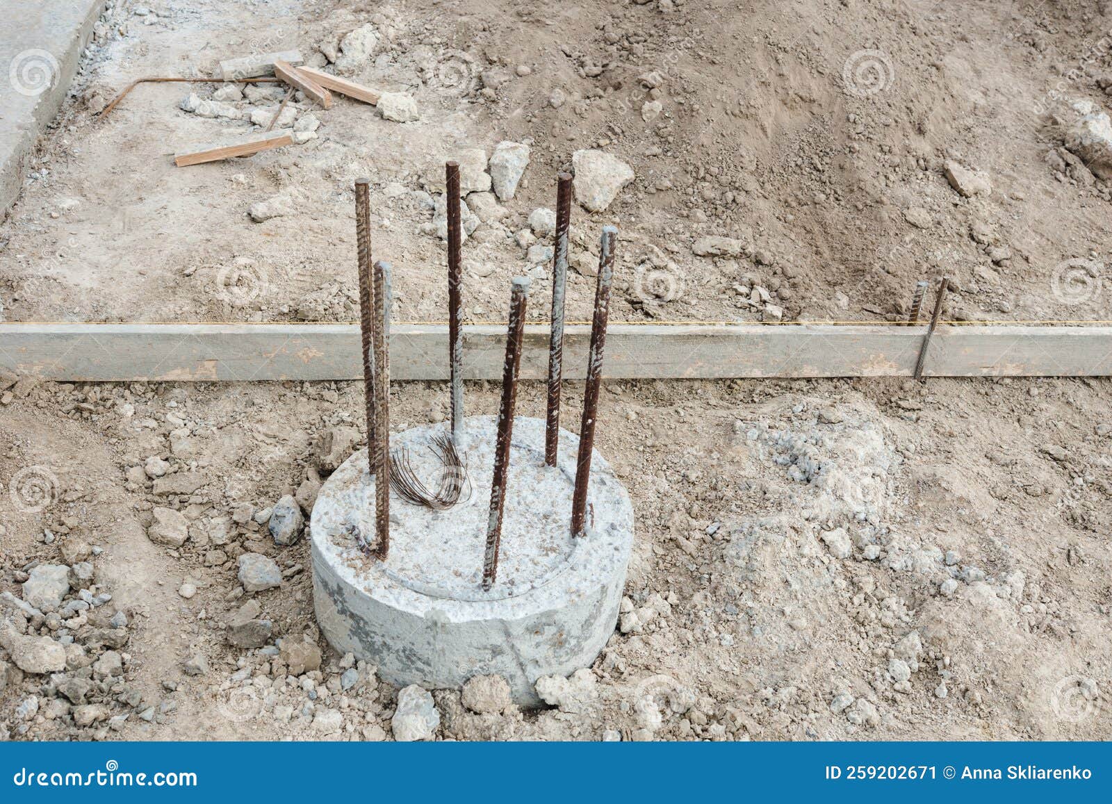 Monolithic Foundation with Metal Reinforcement Stock Image - Image of ... Monolithic Foundation with Metal Reinforcement Stock Image - Image of ...
