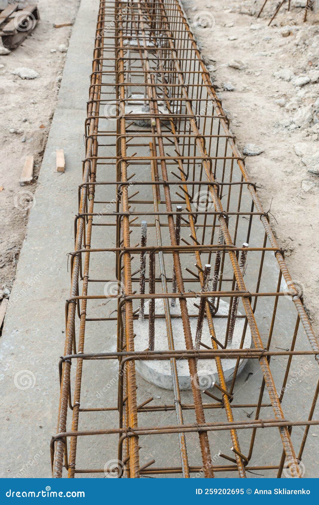 Monolithic Foundation with Metal Reinforcement. Reinforcement ... Monolithic Foundation with Metal Reinforcement. Reinforcement ...