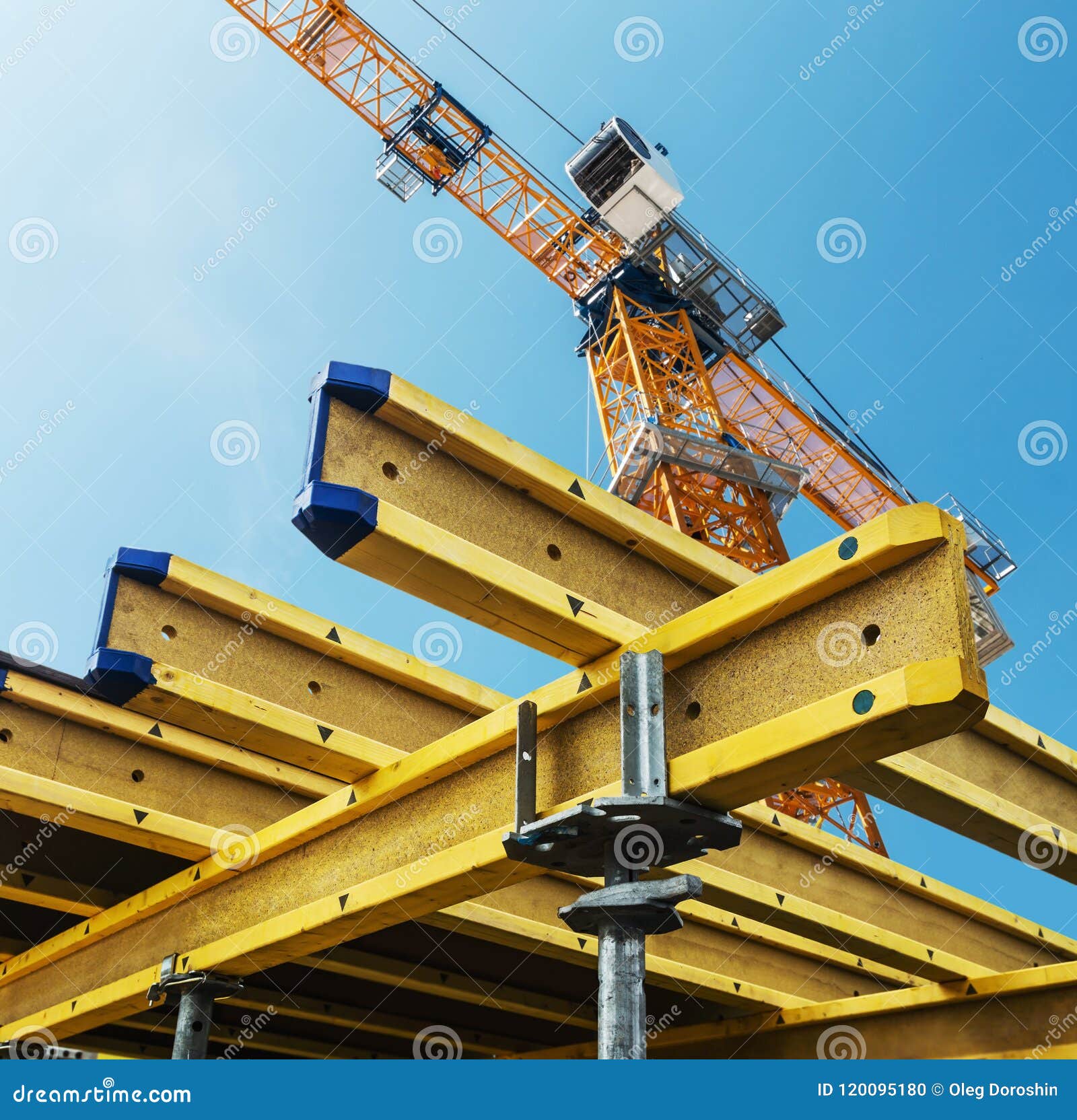 Monolithic Frame Construction of the Building Stock Photo - Image of ...