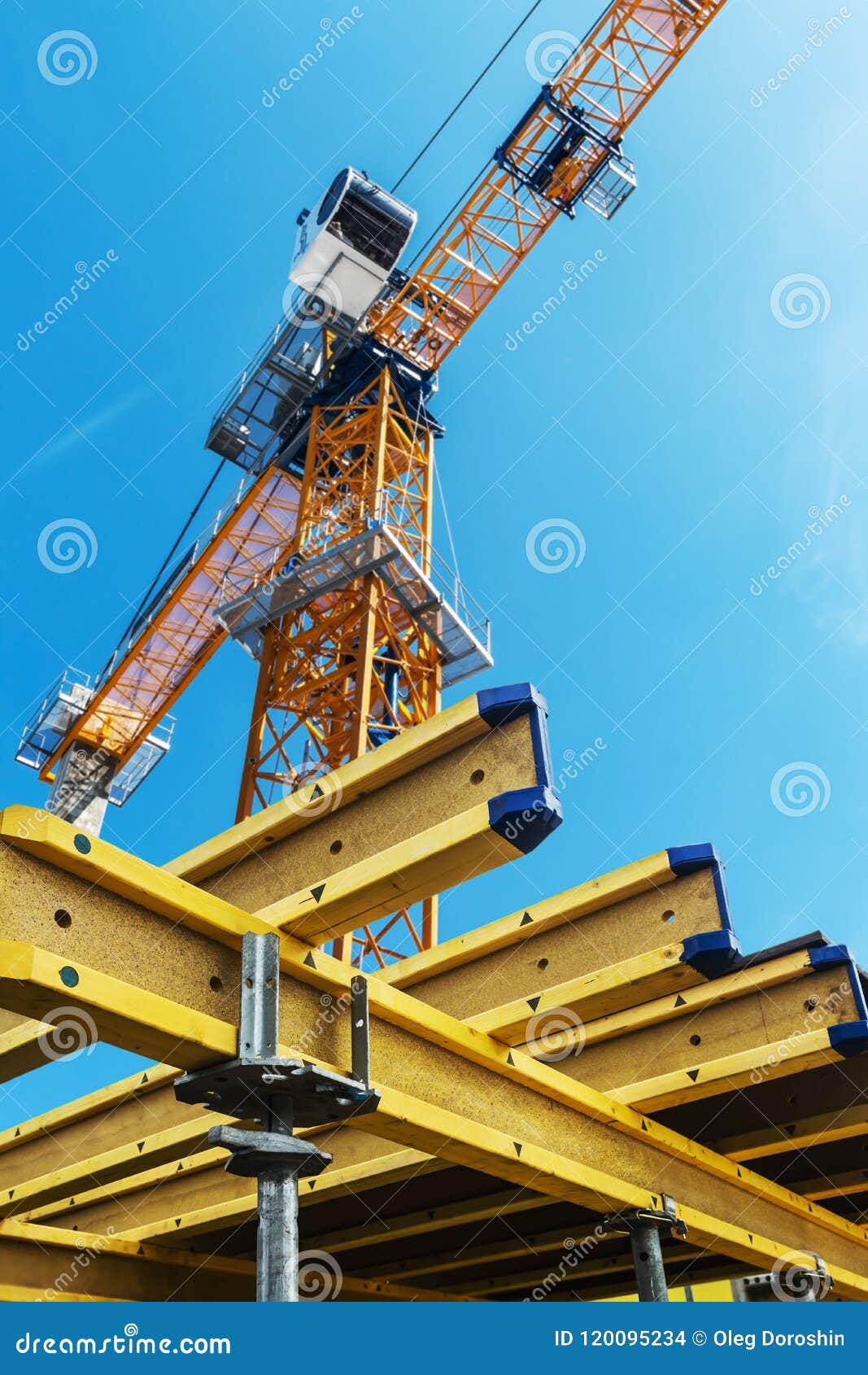 Monolithic Frame Construction of the Building Stock Photo - Image of ...