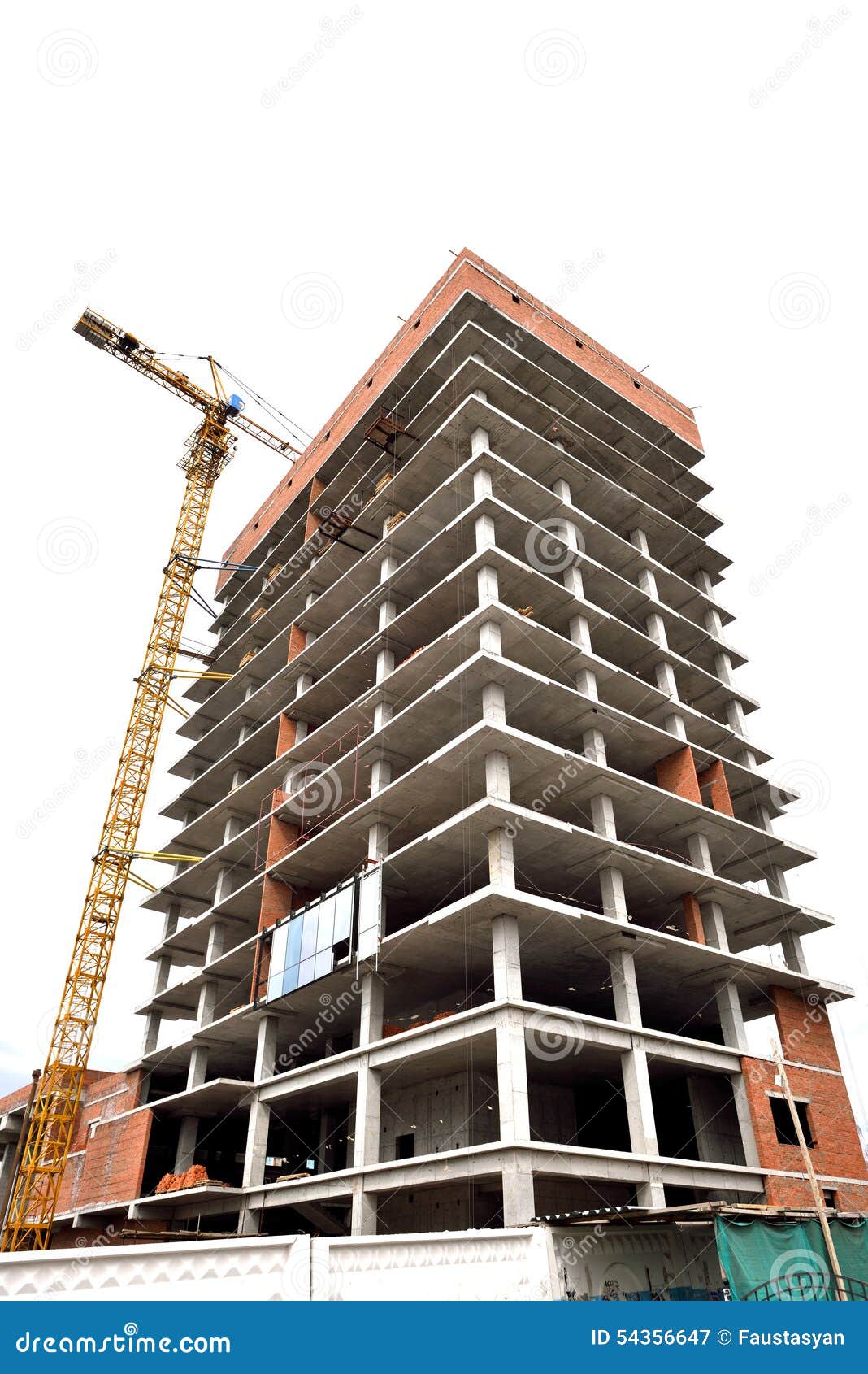Monolithic Frame Construction Stock Image - Image of loading, building ...