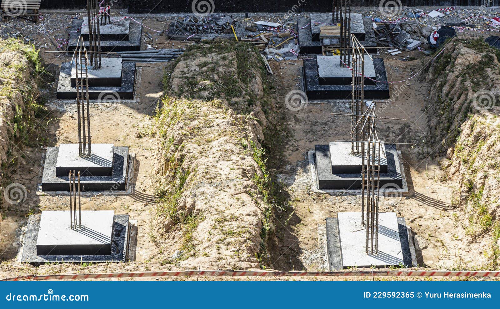 Monolithic Reinforced Concrete Foundations for the Construction of a ...
