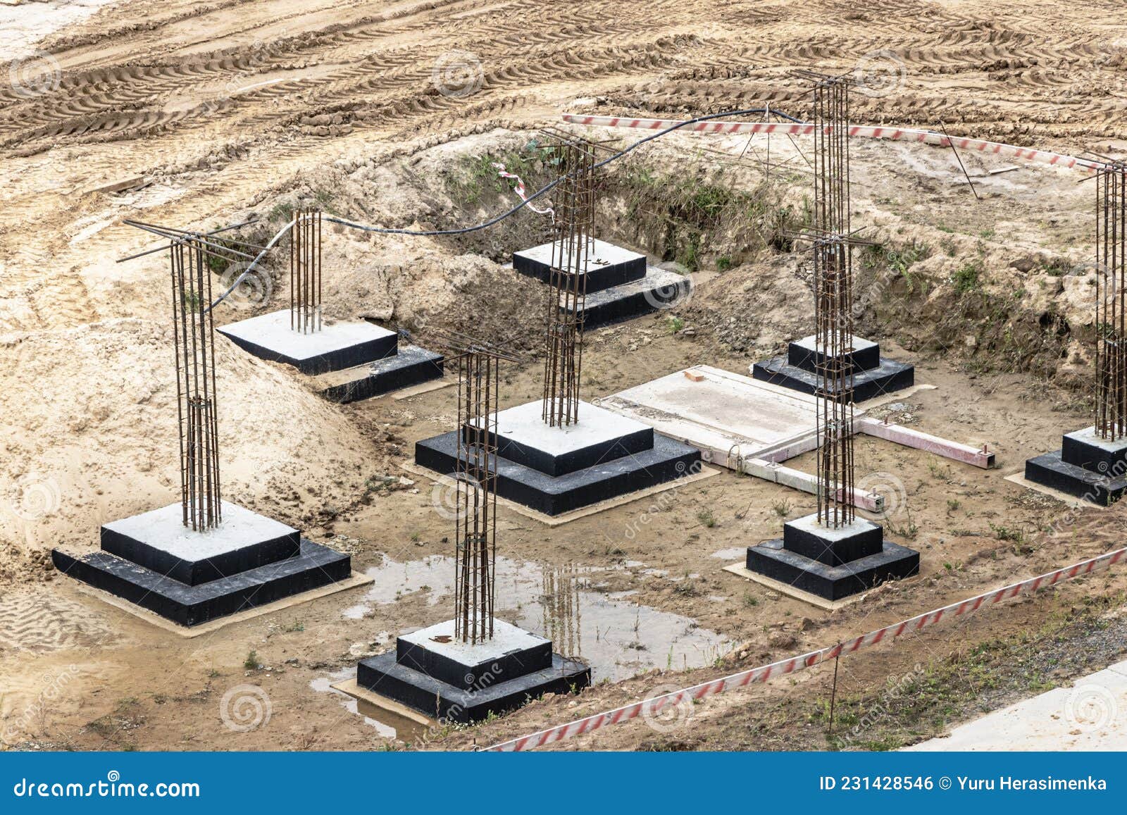 Monolithic Reinforced Concrete Foundations for the Construction of a ...