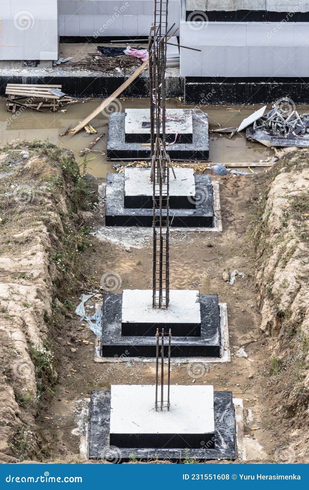 Monolithic Reinforced Concrete Foundations for the Construction of a ...