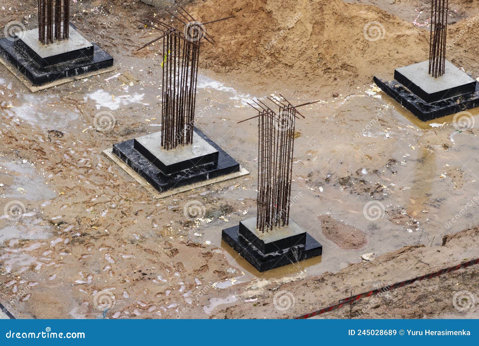 Monolithic Reinforced Concrete Foundations for the Construction of a ...