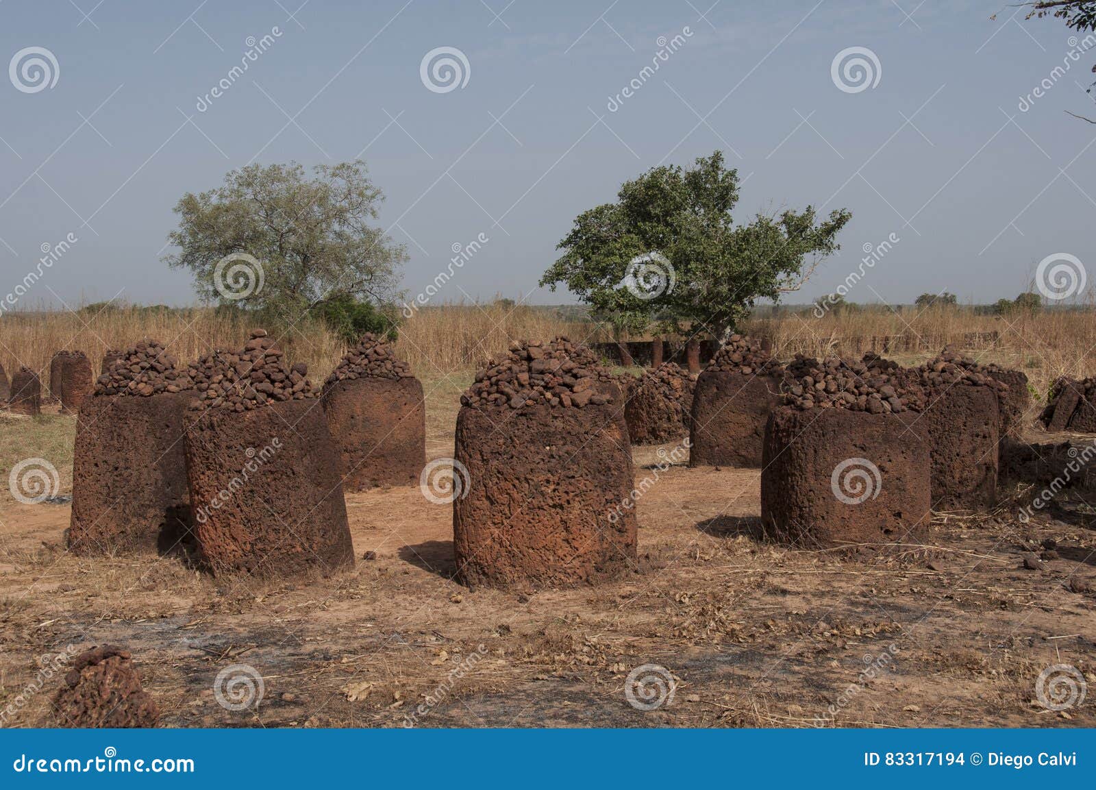 Monolithic stones of Wassu stock photo. Image of ancestral - 83317194