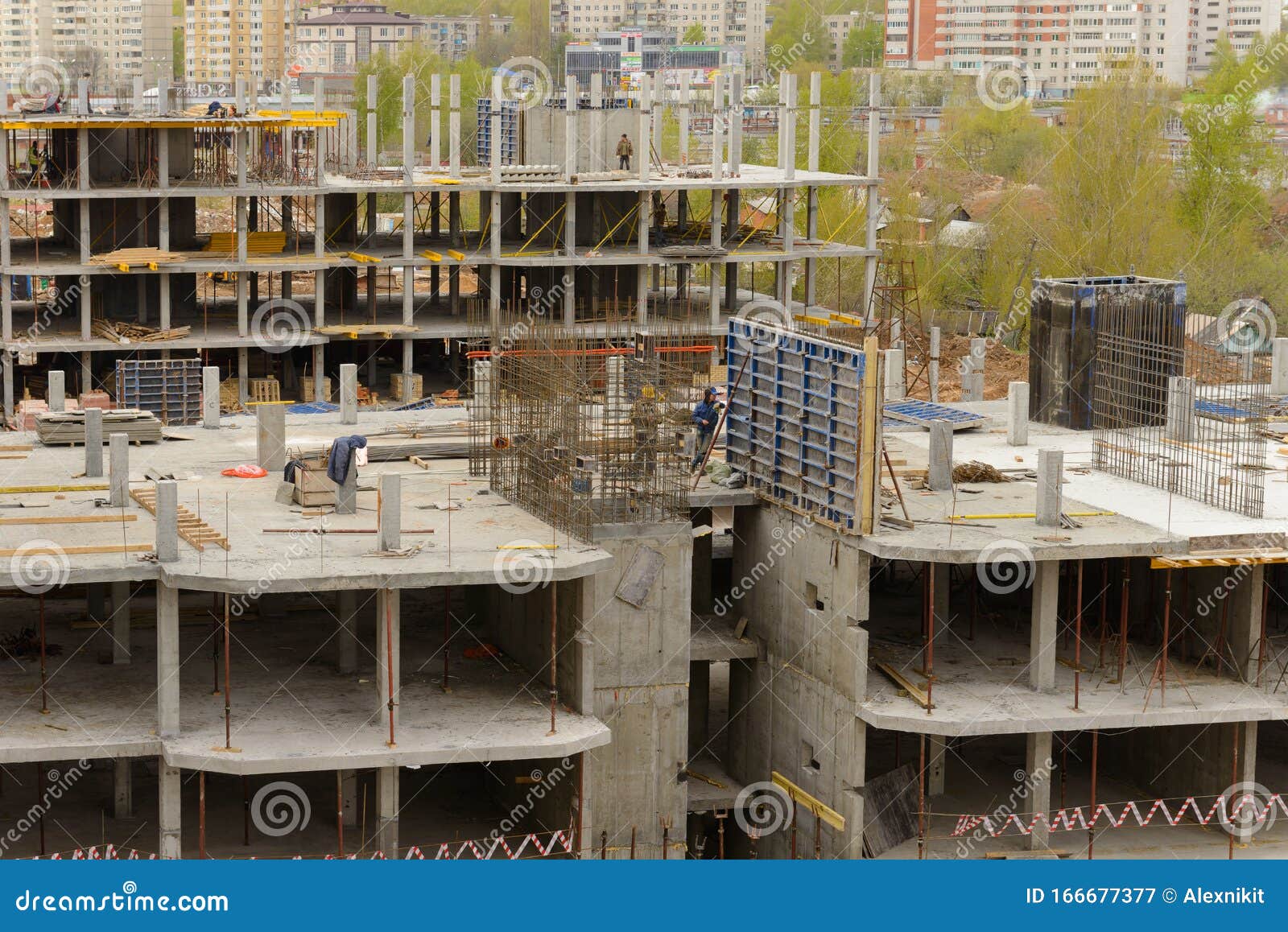 Monolithic Work on the Construction of a Multi-storey Residential ...