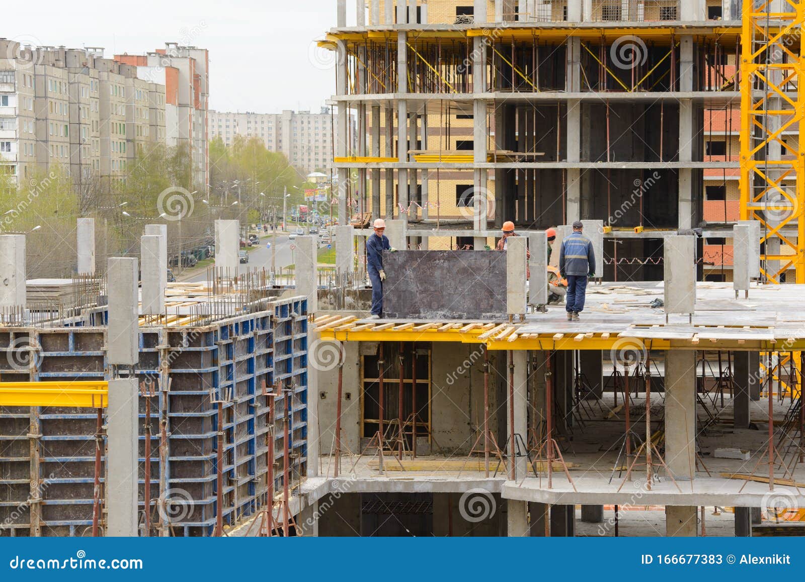 Monolithic Work on the Construction of a Multi-storey Residential ...