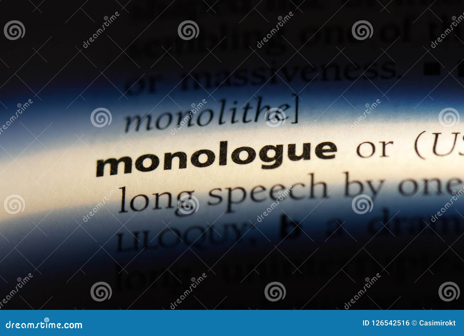 Monologue stock photo. Image of writing, dictionary - 126542516