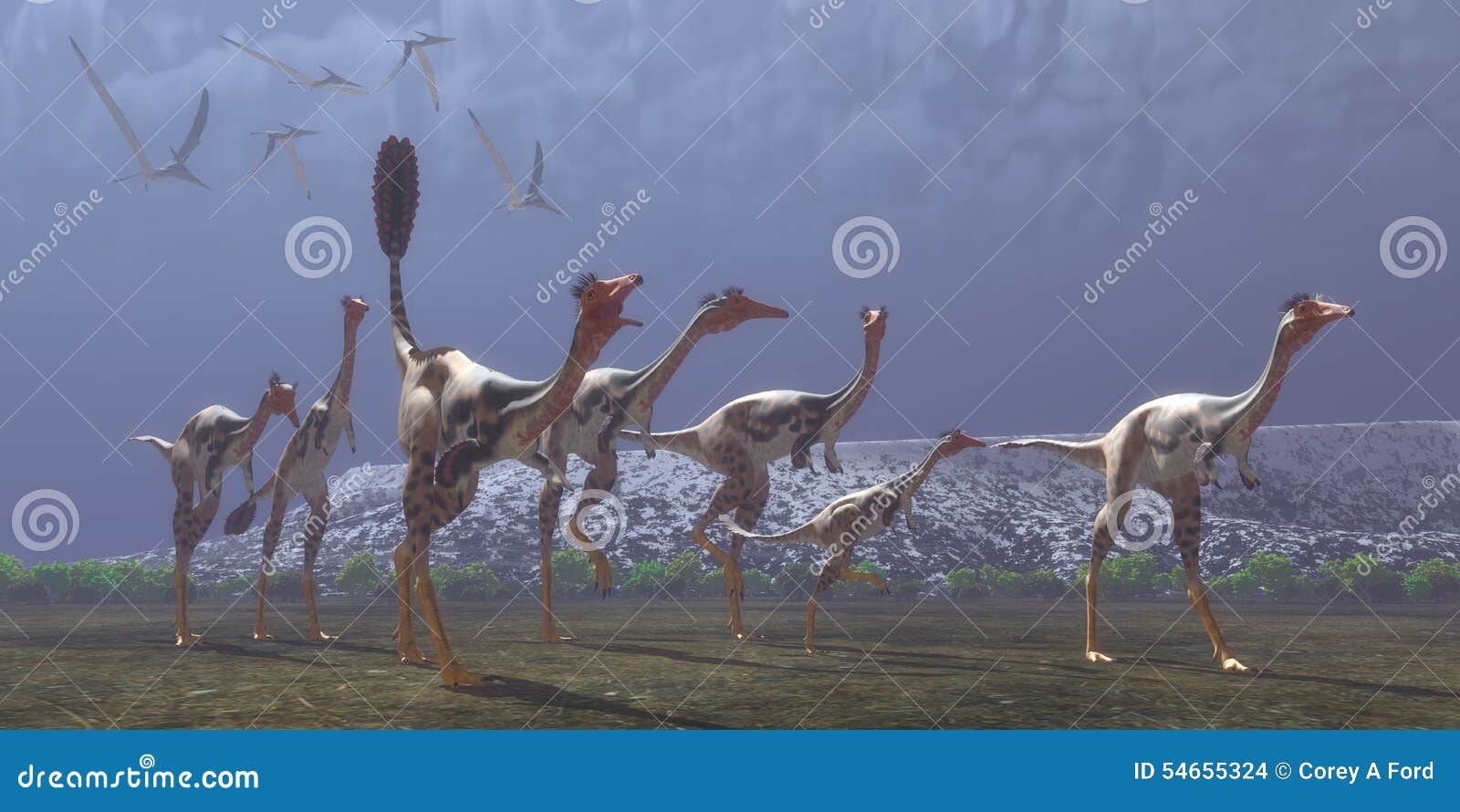 Mononykus-Dinosaurier stockfoto. Bild von raub, greifer - 54655324