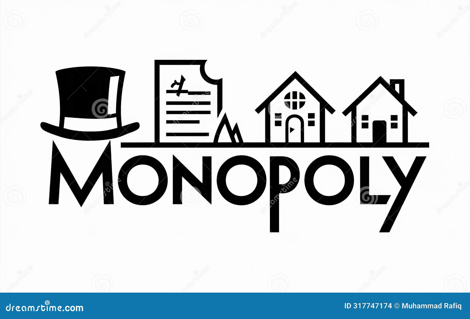 Monopoly stock illustration. Illustration of monopoly - 317747174
