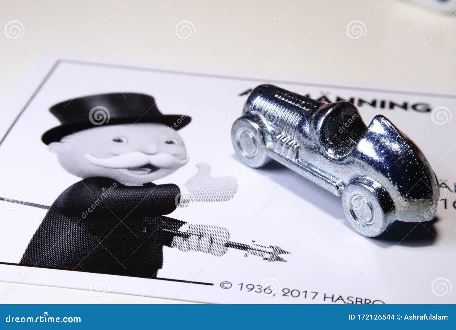 Monopoly Games Car And Electricity Symbol Or Logo Editorial Photo ...