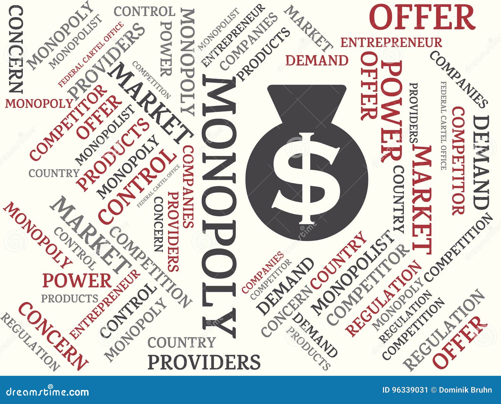 MONOPOLY - Image with Words Associated with the Topic MONOPOLY, Word ...