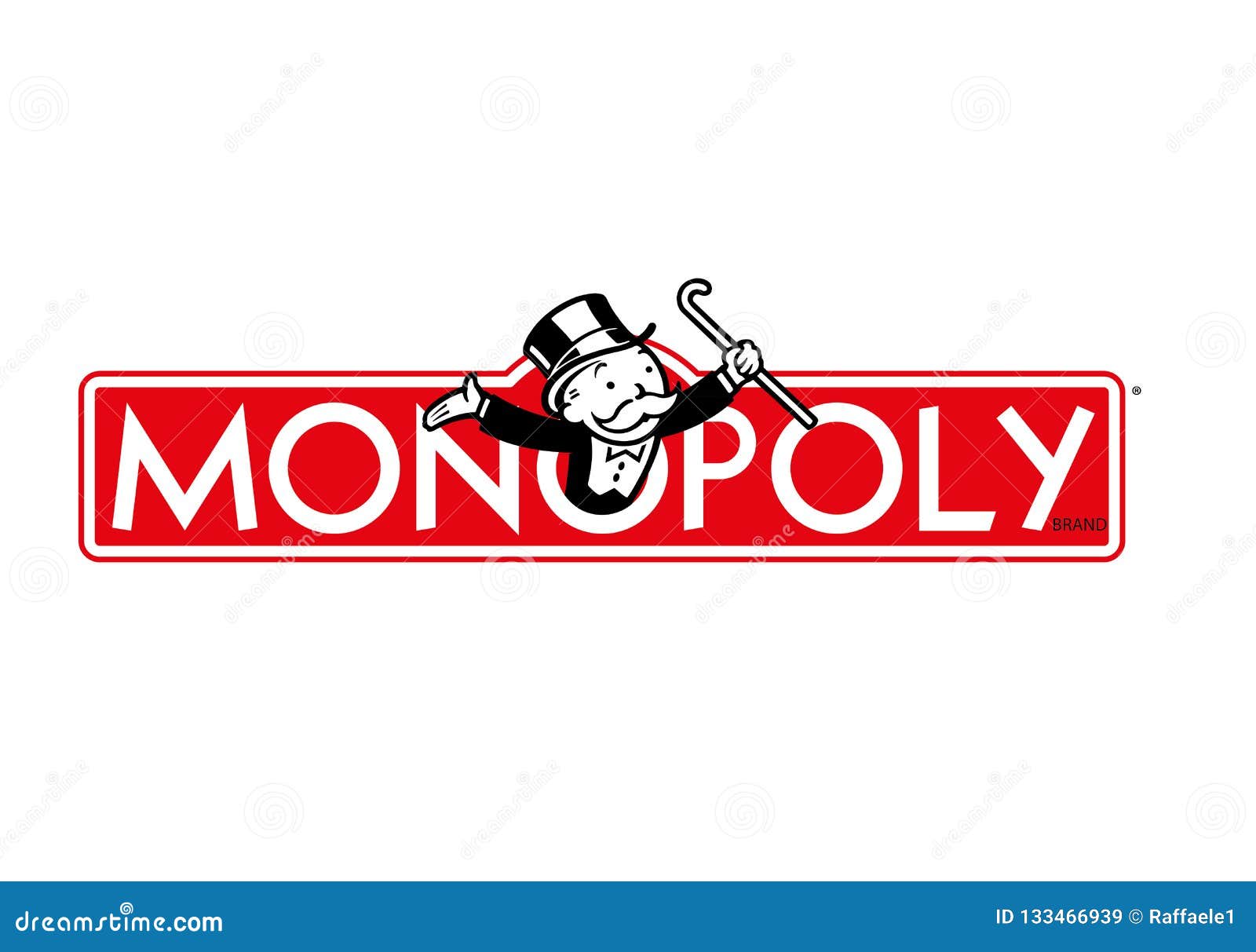 Monopoly Logo editorial stock image. Illustration of vector - 133466939