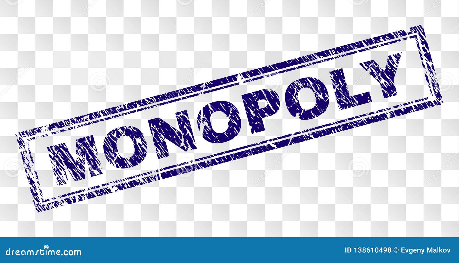 Scratched MONOPOLY Rectangle Stamp Stock Vector - Illustration of dirty ...