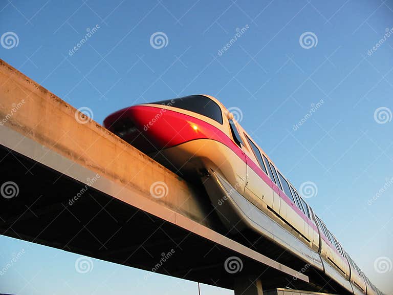 Monorail stock image. Image of drive, monorail, subway - 133831