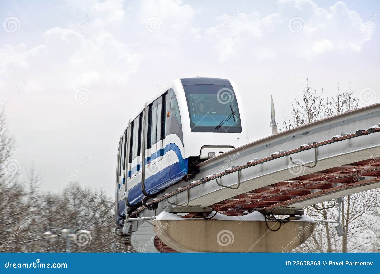 Monorail stock image. Image of technology, motion, composition - 23608363