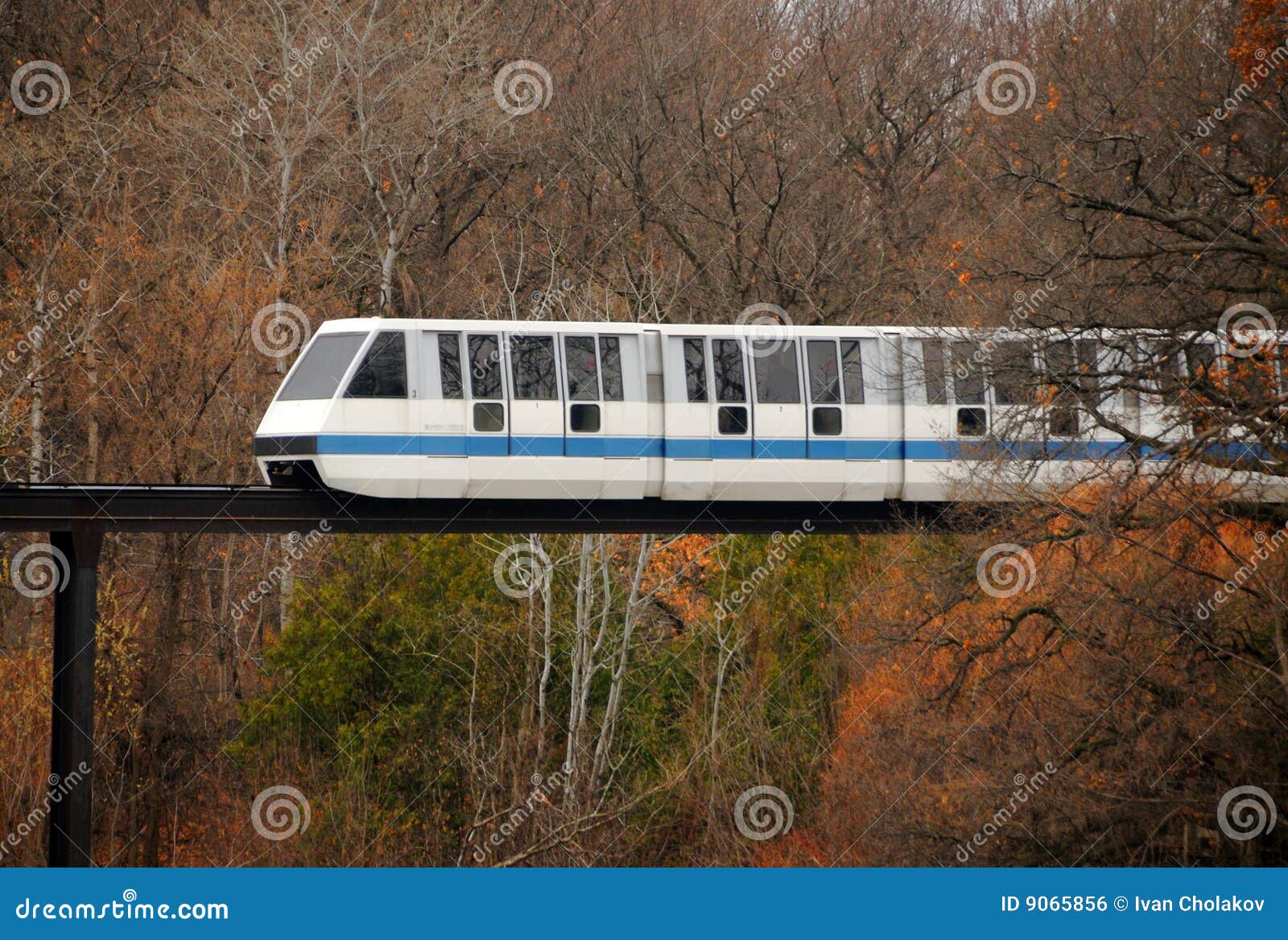 Monorail stock photo. Image of rail, foliage, landscape - 9065856