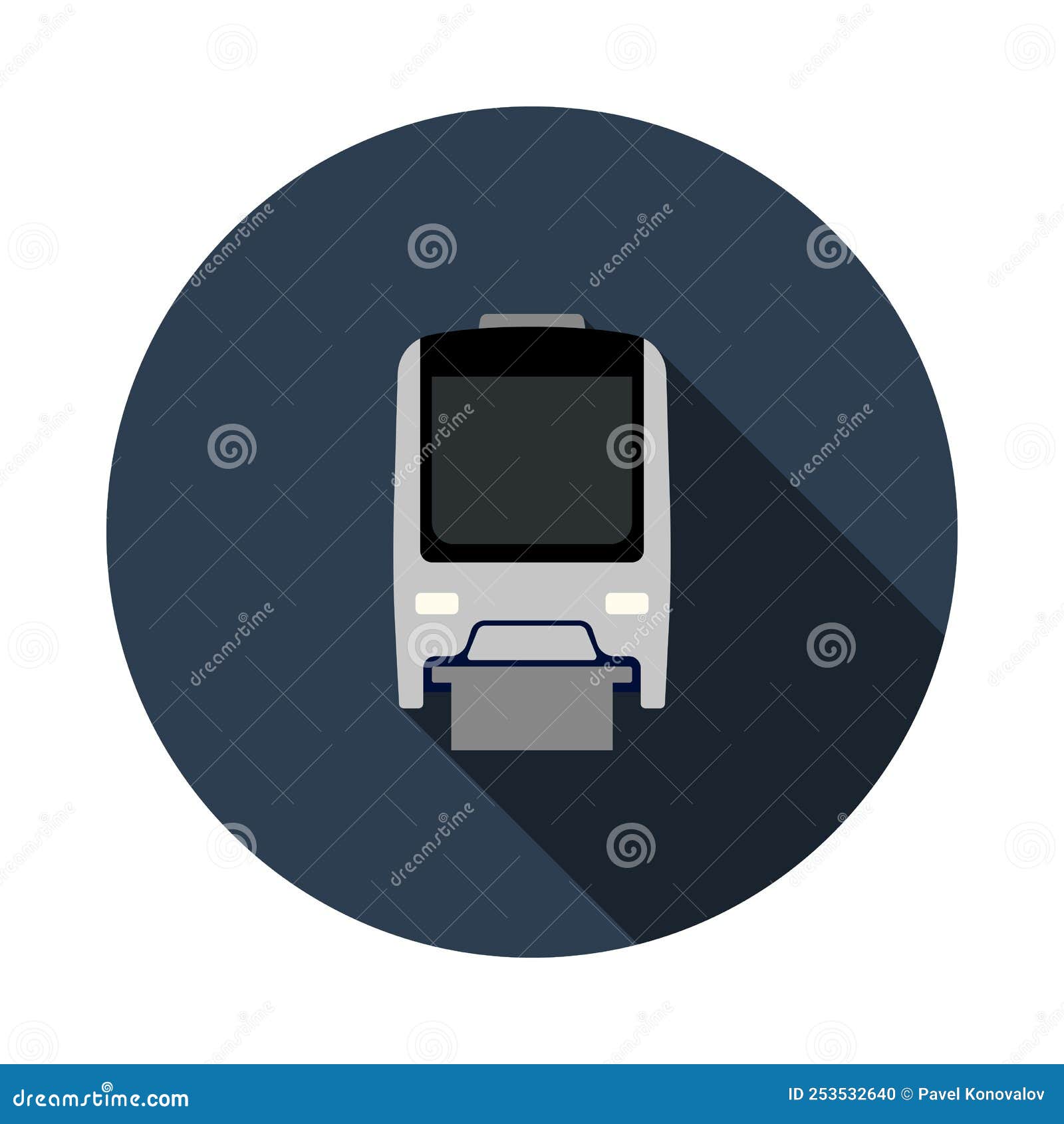 Monorail Icon stock vector. Illustration of monorail - 253532640