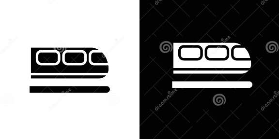 Monorail Icon Isolated Flat Vector in Outline Stock Vector ...