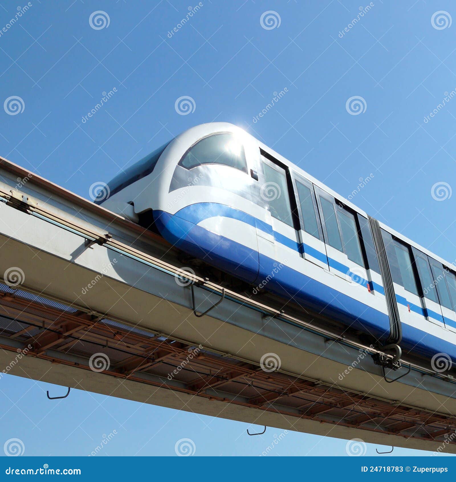 Monorail train stock image. Image of power, modern, rail - 24718783