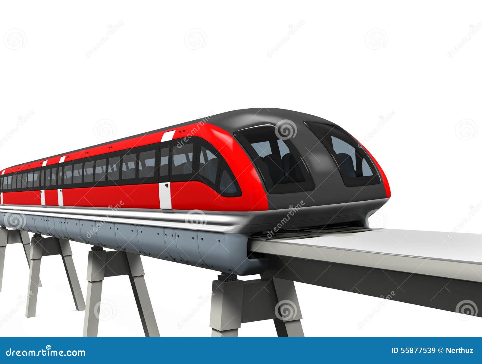 Monorail Train Thin Line Icon, Public Transport Concept, Monorail ...