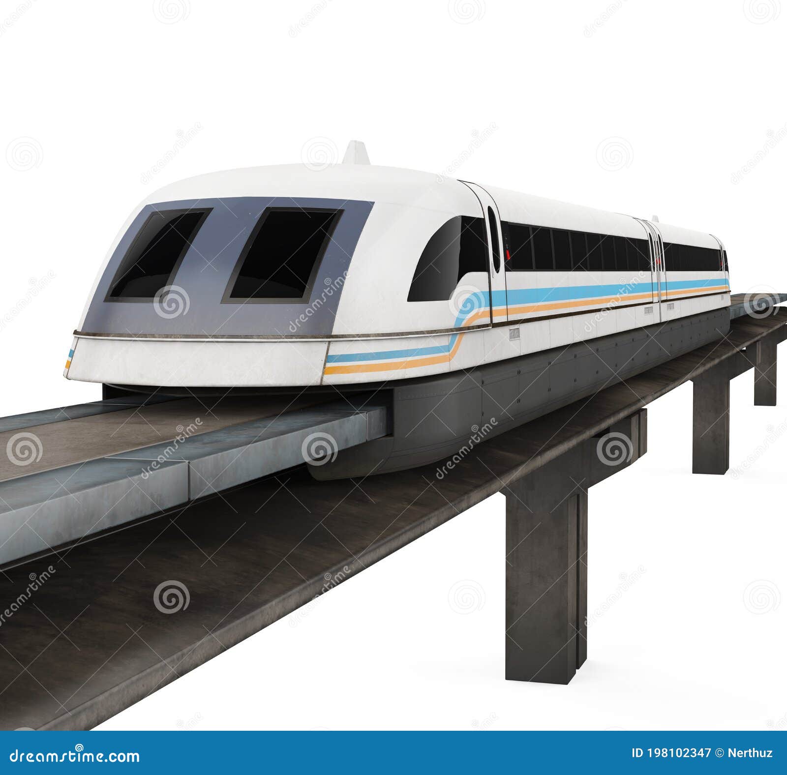 Monorail Train Line And Solid Icon, Transportation Symbol, Monorail ...