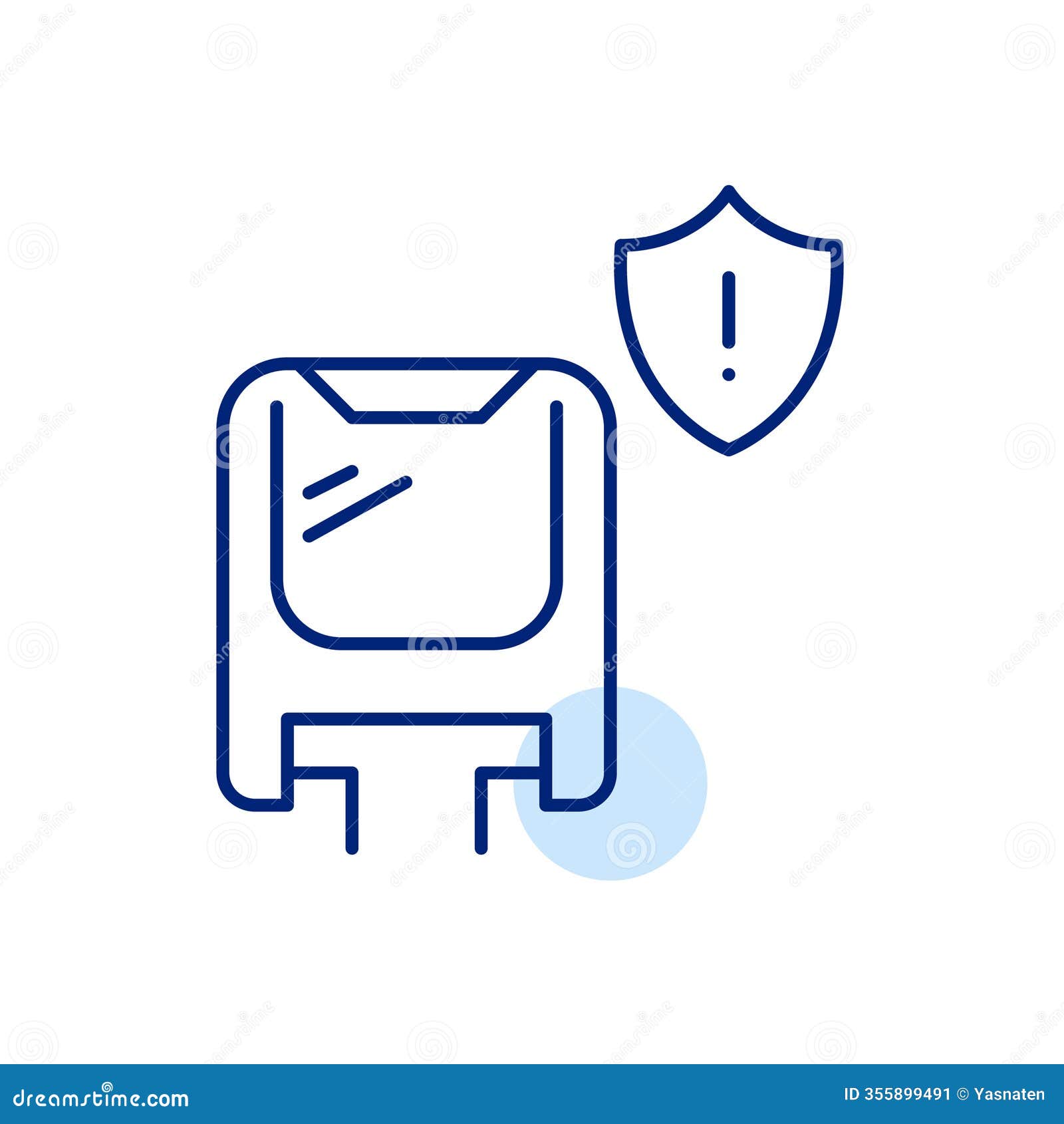 Monorail Train, Shield and Exclamation Mark. Road and Transport Safety ...