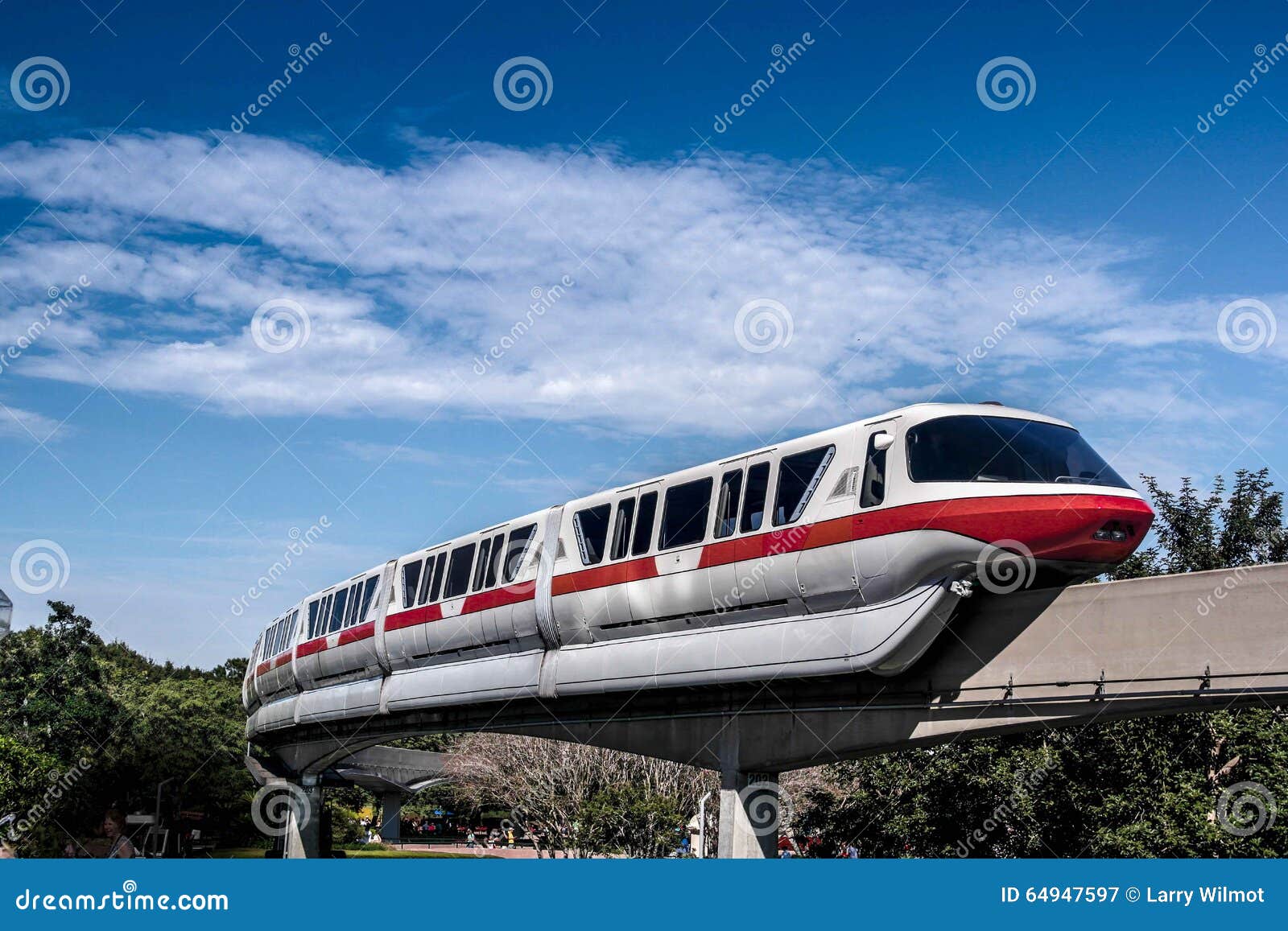 Monorail Train at Walt Disney World Editorial Photography - Image of ...