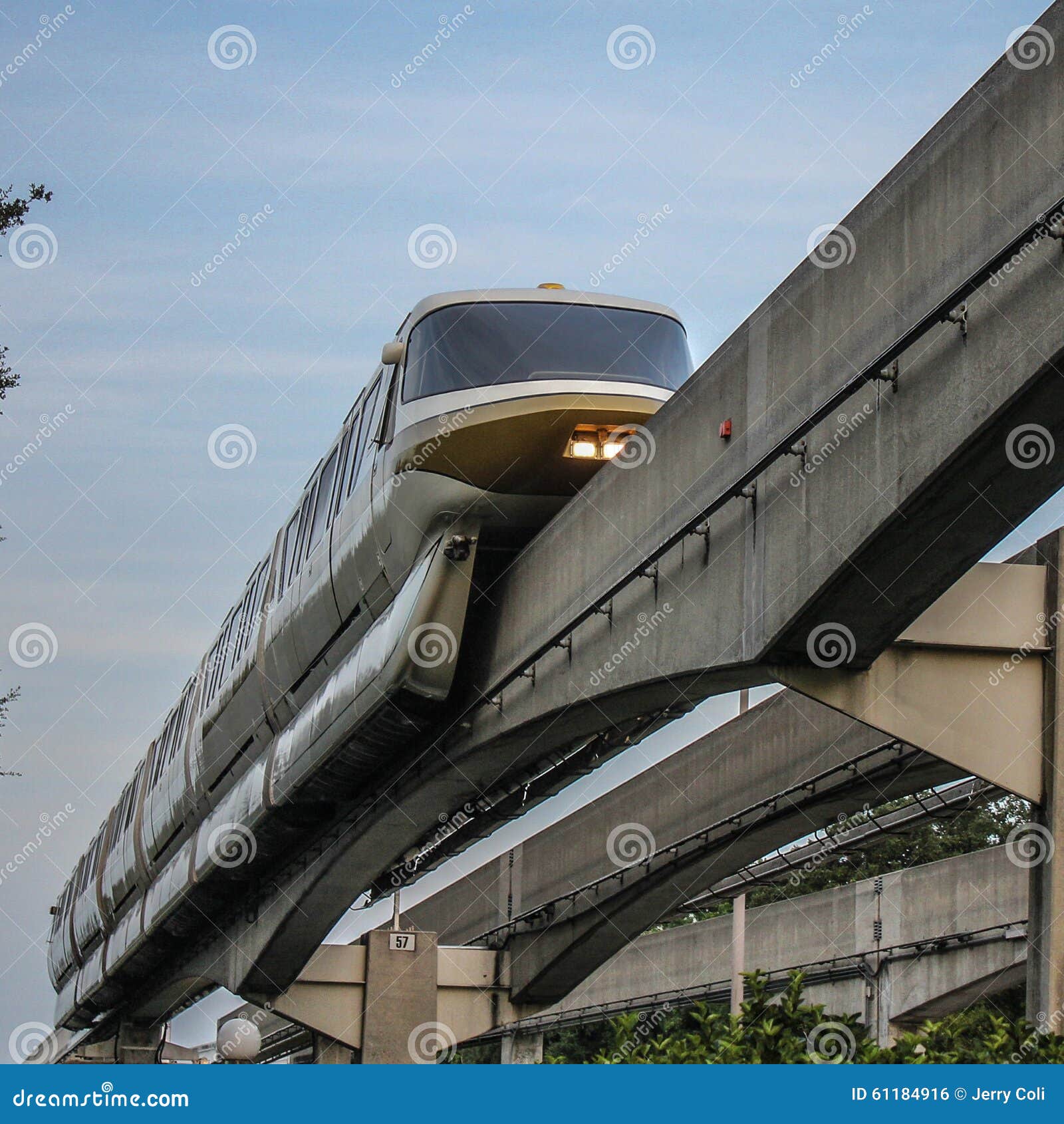 Monorail Transportation System at Walt Disney World. Editorial Photo ...