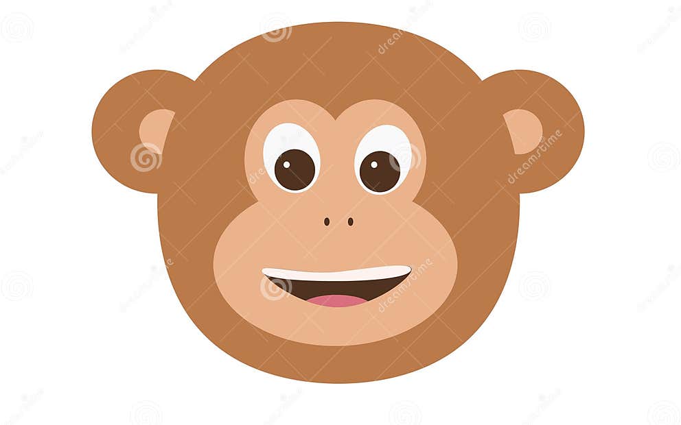 Monos felices stock de ilustración. Ilustración de mono - 94812982