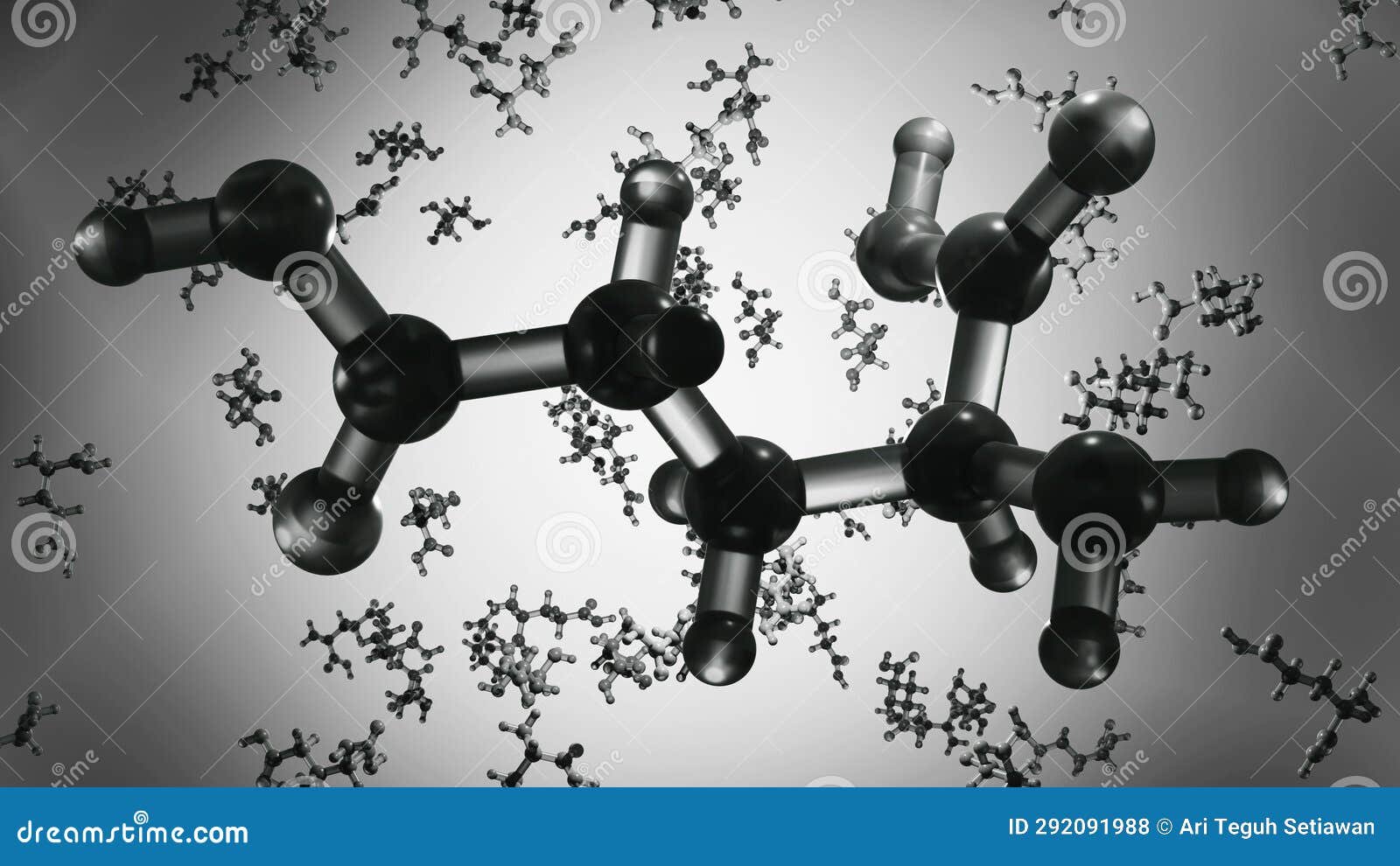 Monosodium Glutamate, MSG or Sodium Glutamate Molecules Stock ...