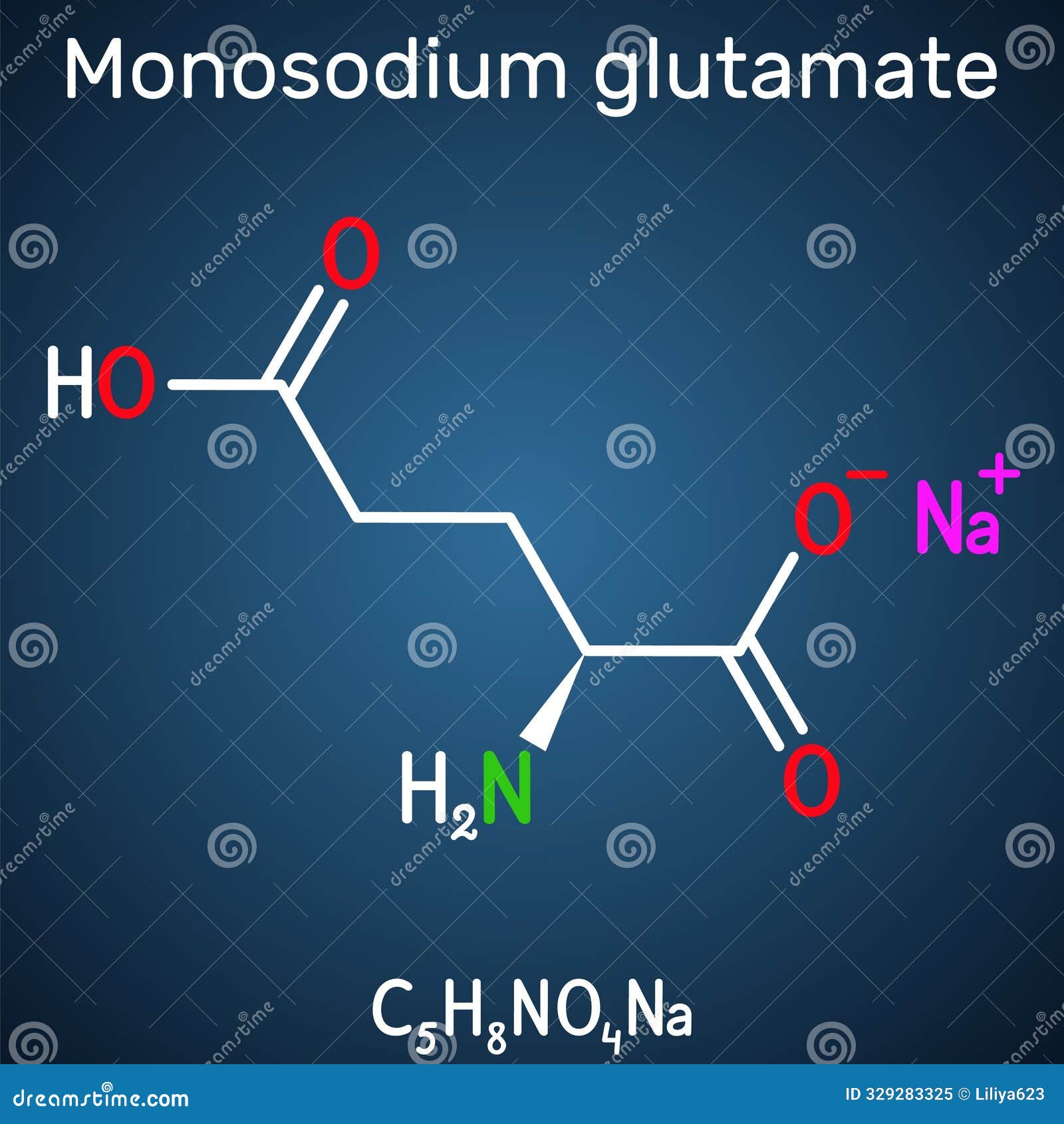 Monosodium Glutamate, MSG, Sodium Glutamate Molecule. It Is Flavor ... Monosodium Glutamate, MSG, Sodium Glutamate Molecule. It Is Flavor ...