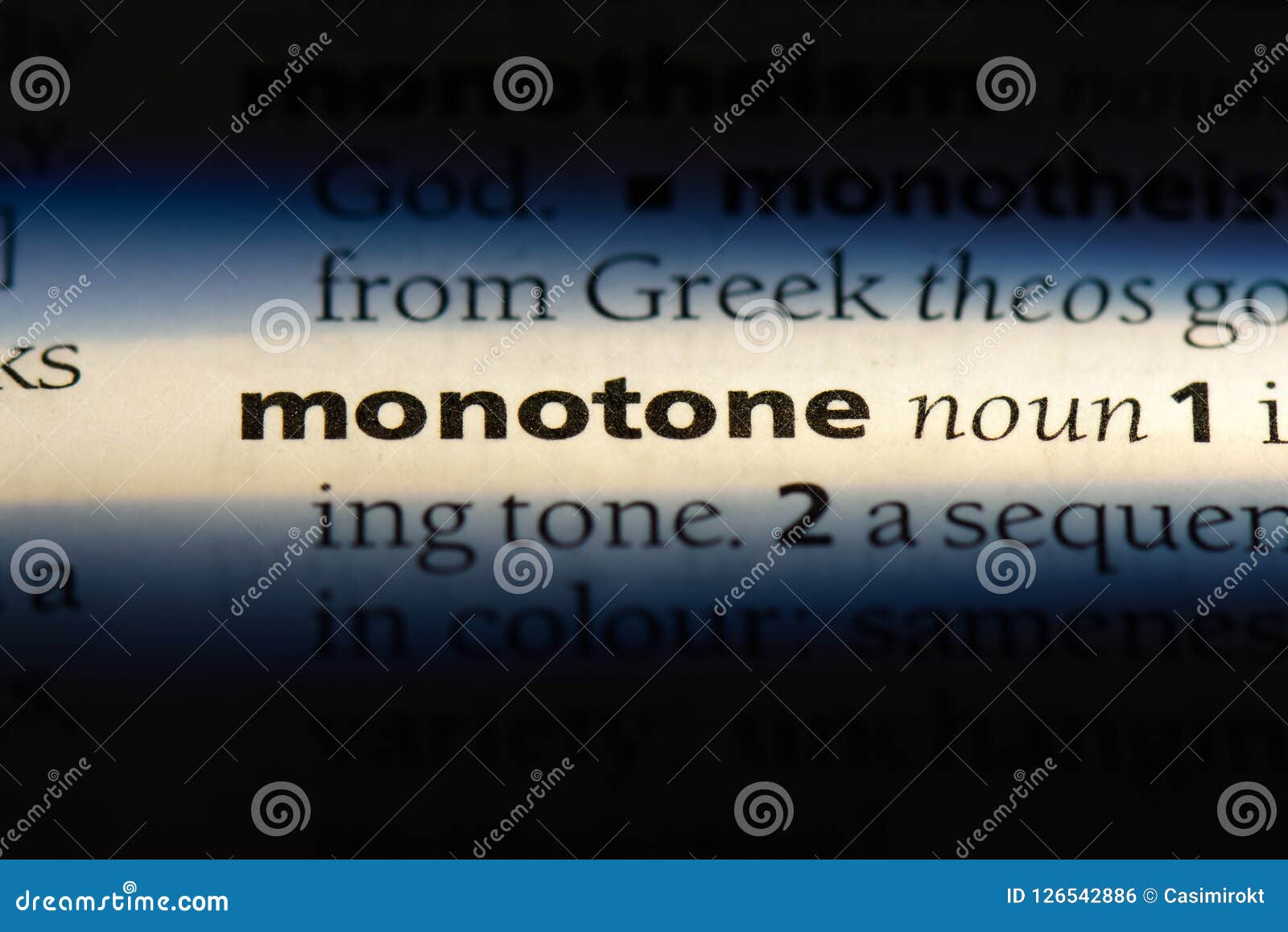 Monotone stock photo. Image of macro, text, printed - 126542886