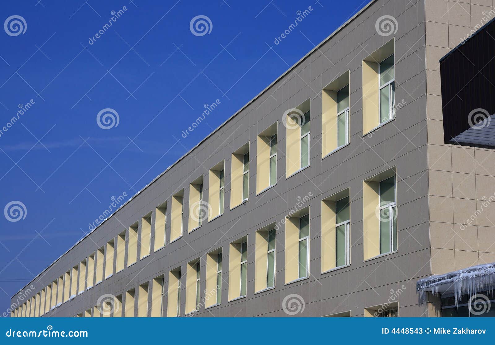 Monotonous facade. stock image. Image of modern, pattern - 4448543