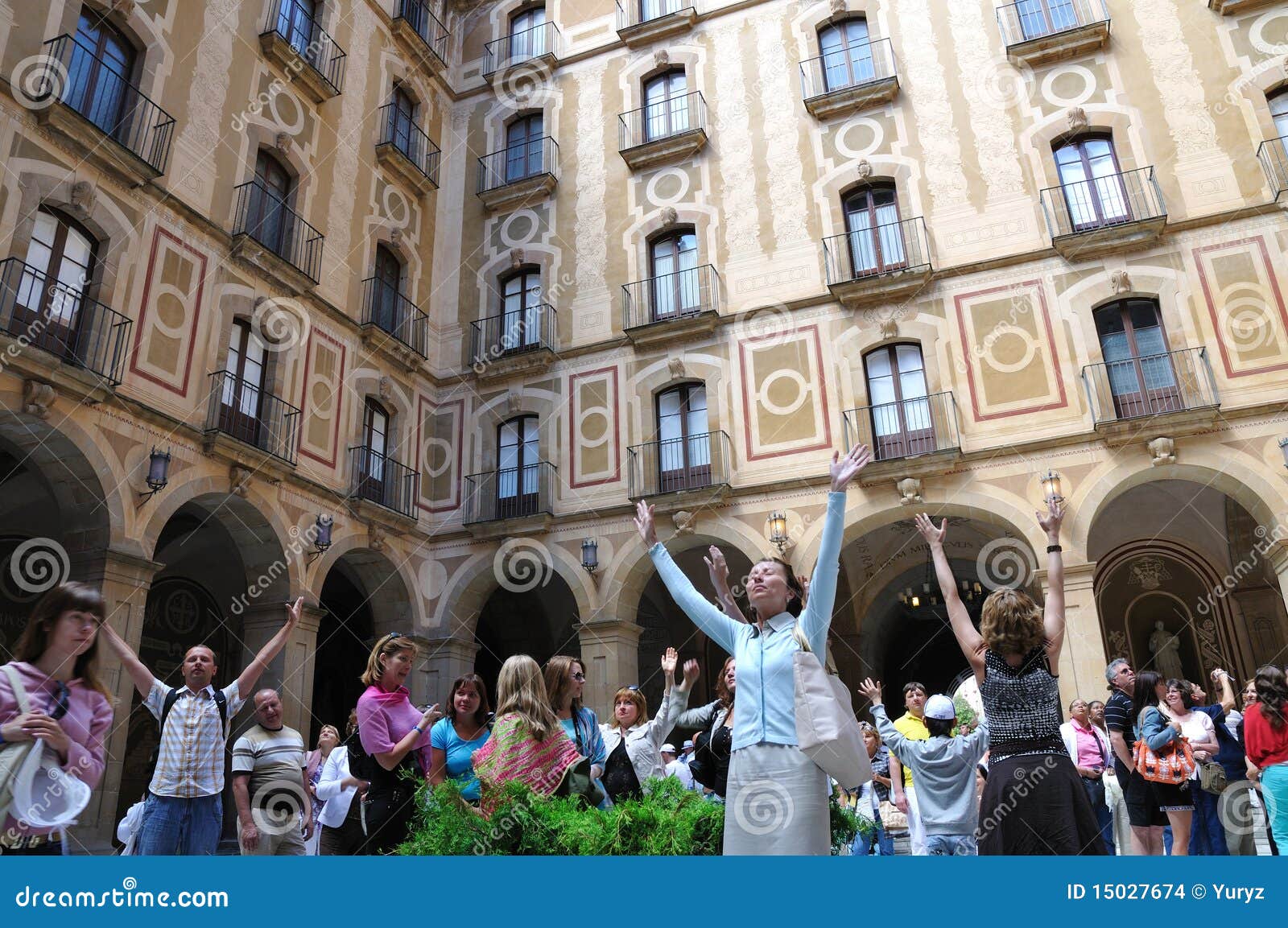 Monserrat, Barcelona editorial stock image. Image of monk - 15027674