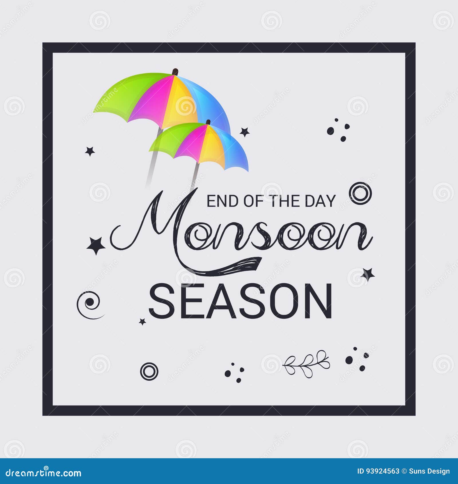 Monsoon Offers stock illustration. Illustration of product - 93924563