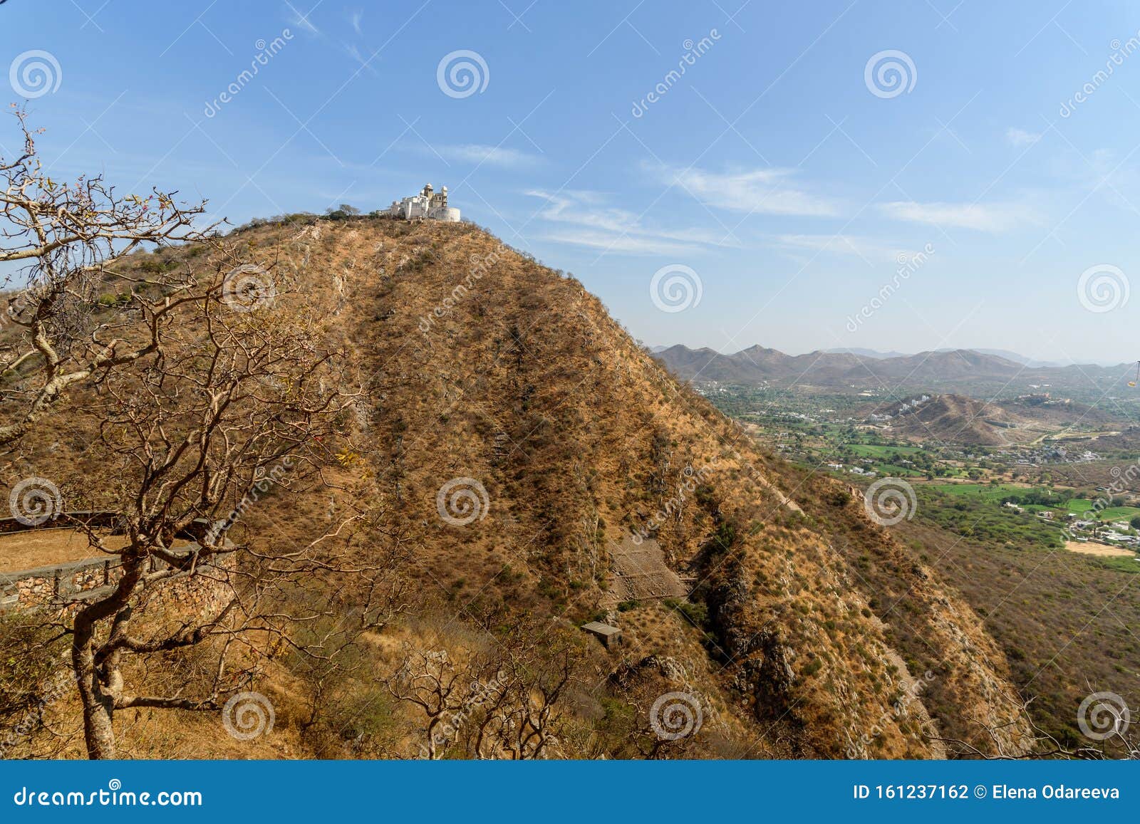 Monsoon Palace or Sajjan Garh Palace on the Hill in Udaipur. India ...