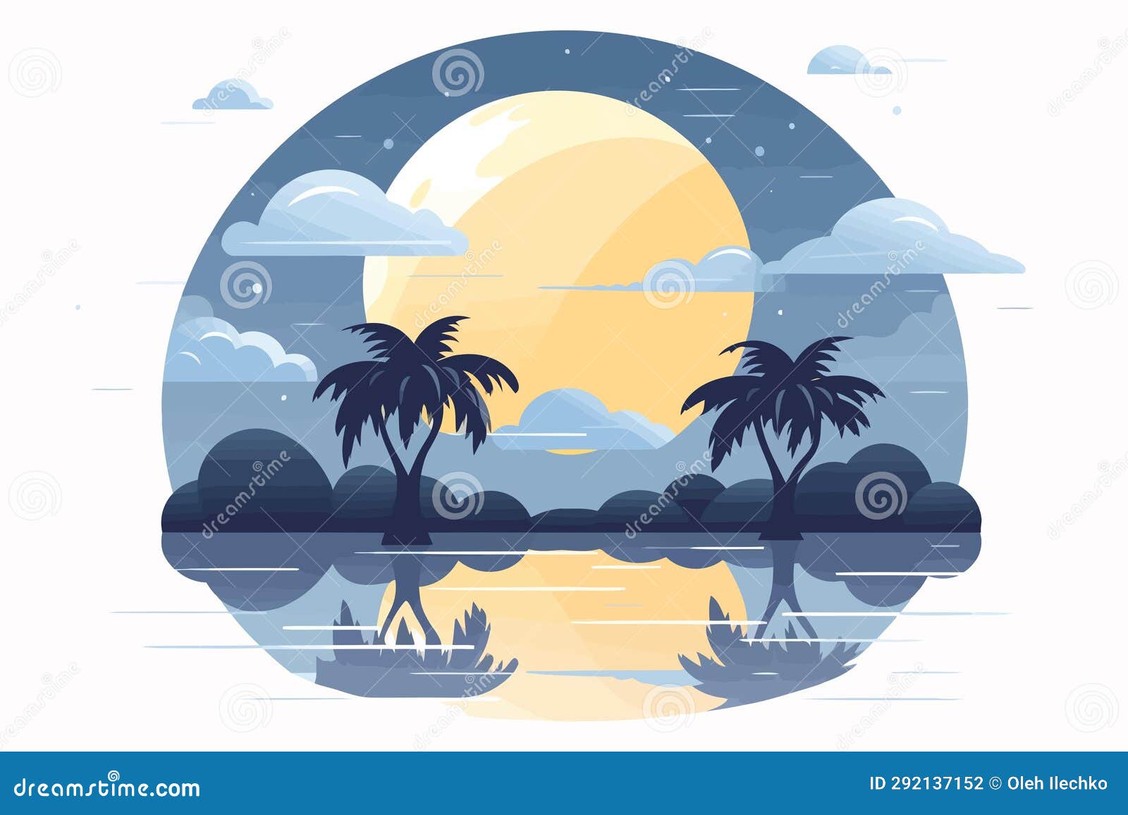 Monsoon Season Vector Flat Minimalistic Isolated Vector Style ...