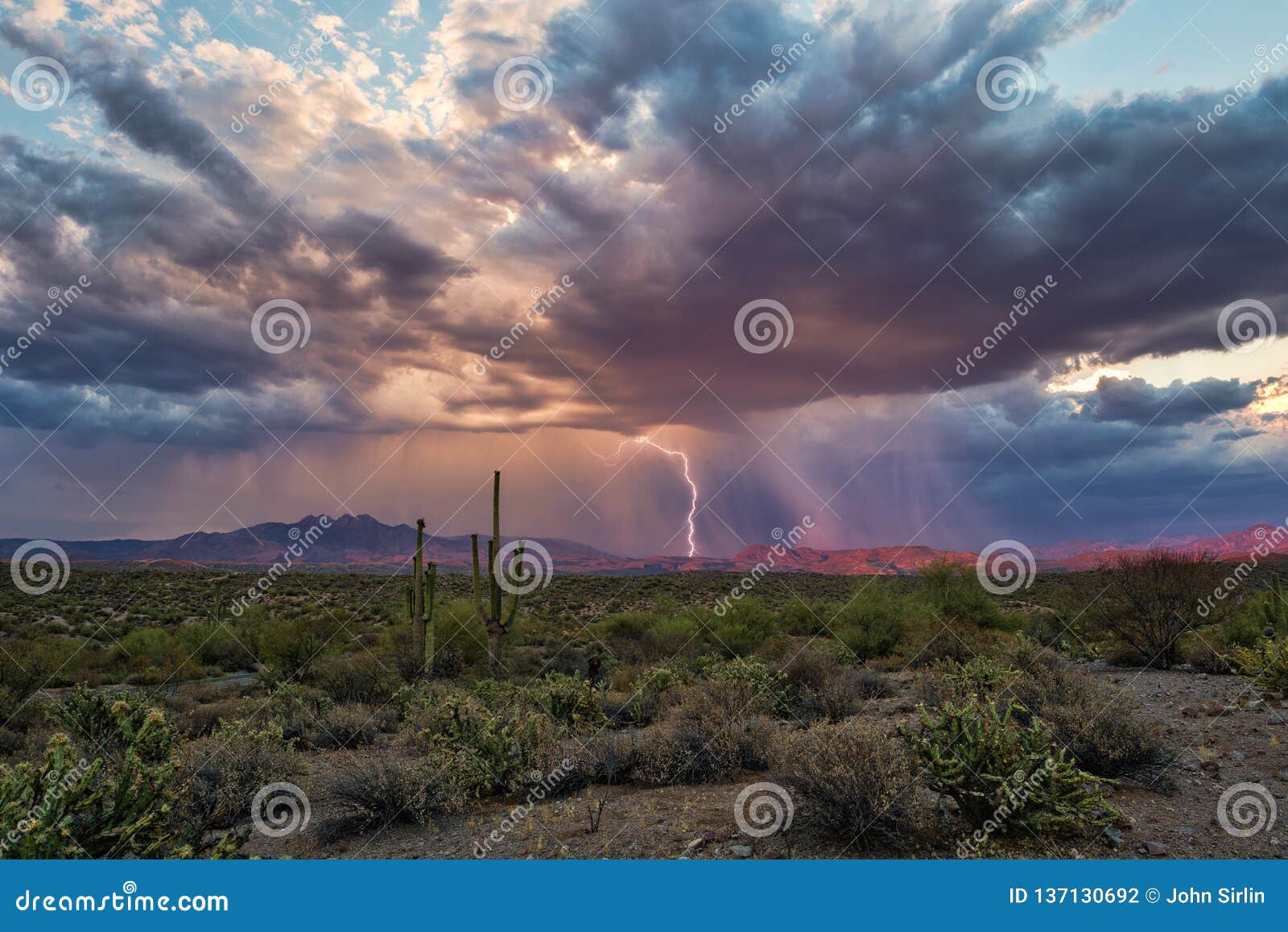 Monsoon Thunderstorm and Lightning Stock Photo - Image of monsoon ...