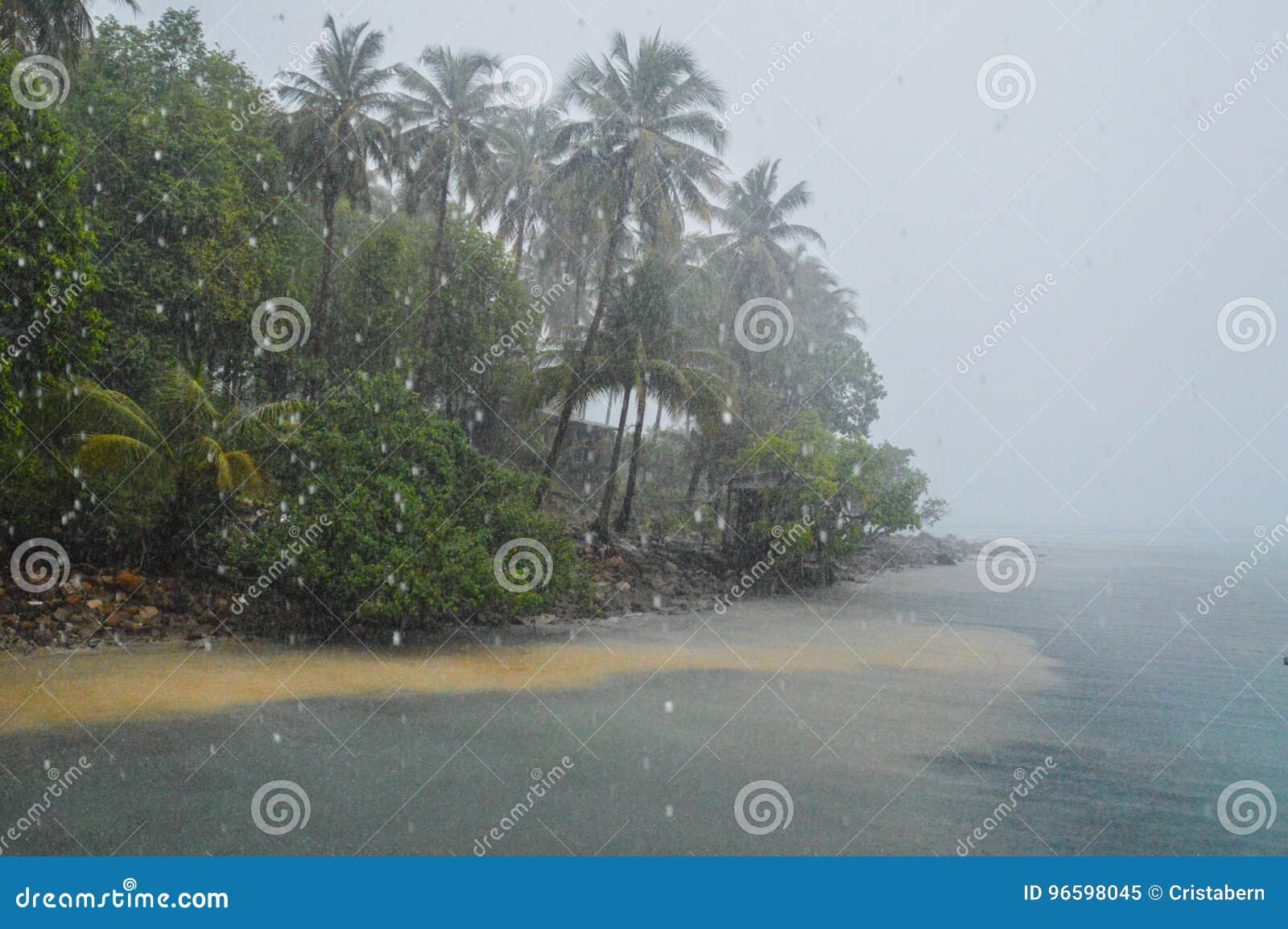 Monsoon weather stock image. Image of drops, cambodia - 96598045