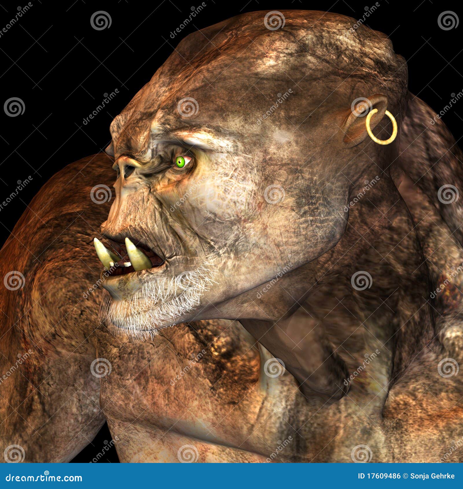 Monster stock illustration. Illustration of creature - 17609486