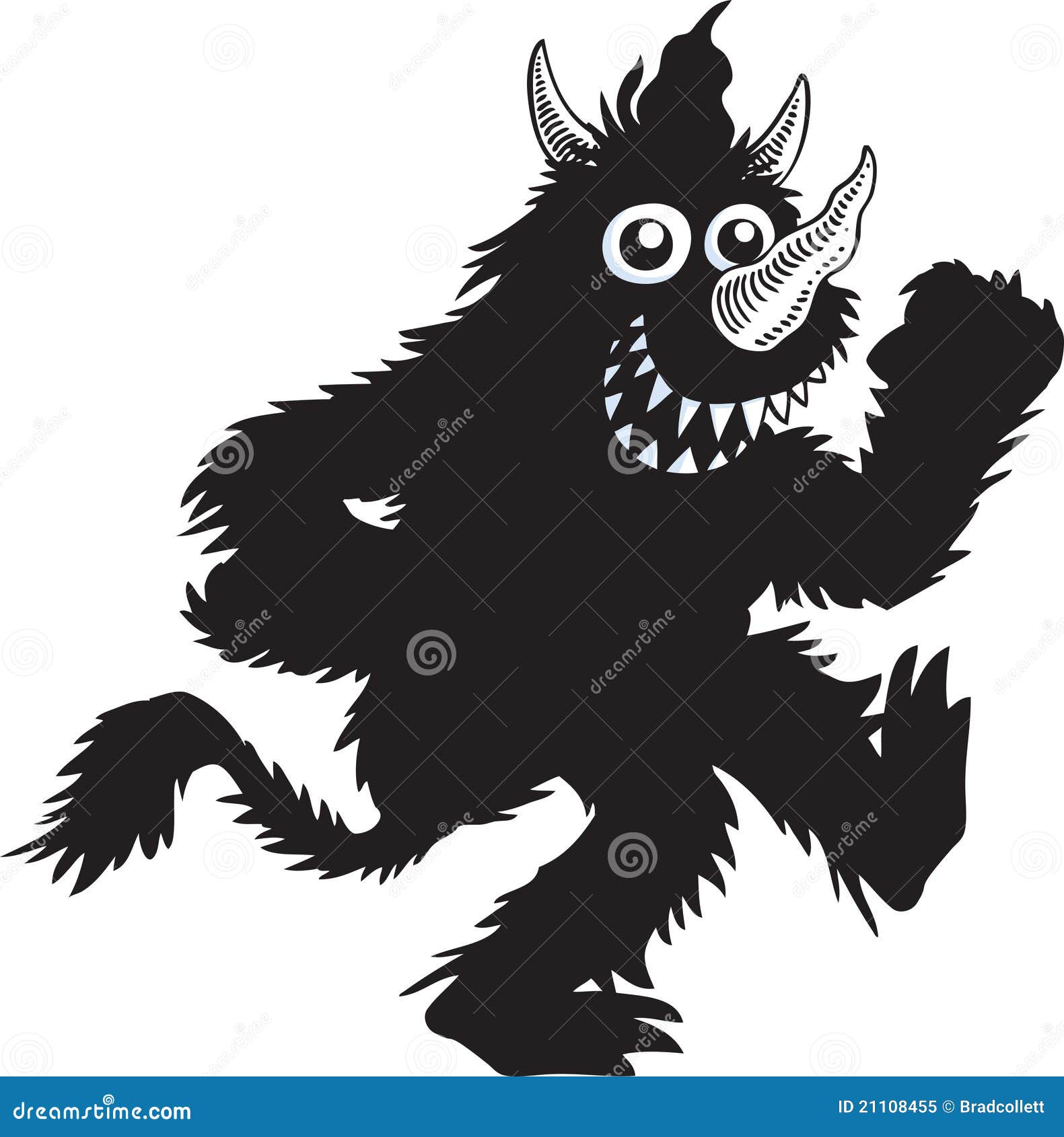 Monster stock vector. Illustration of halloween, monsters - 21108455