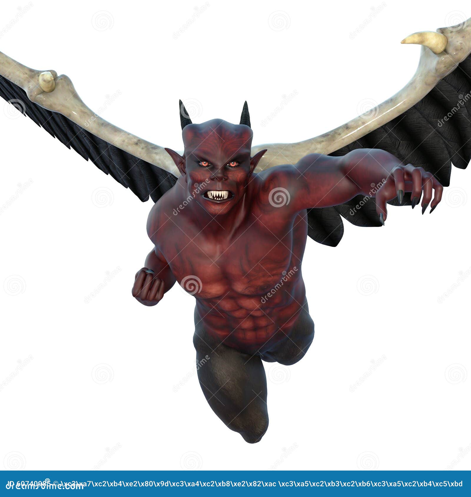 Monster illustrazione di stock. Illustrazione di corno - 60740985