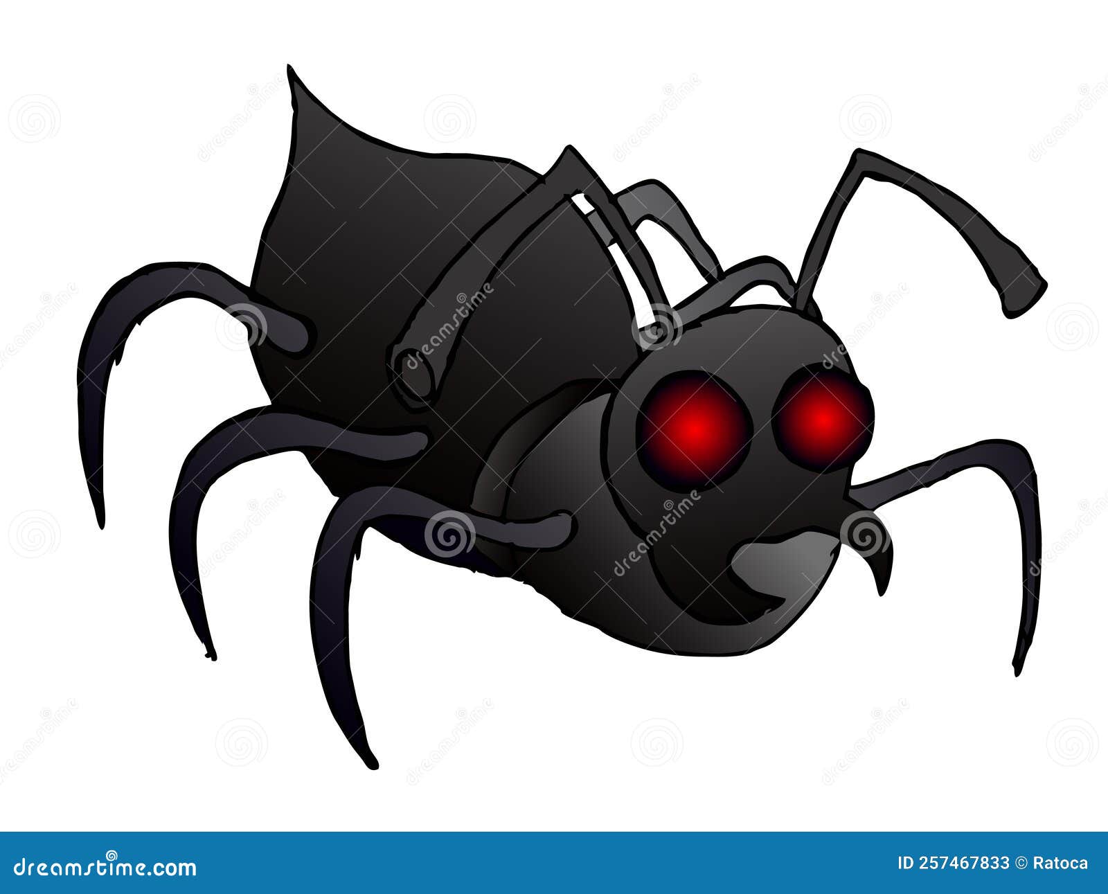Monster ant draw stock vector. Illustration of draw - 257467833